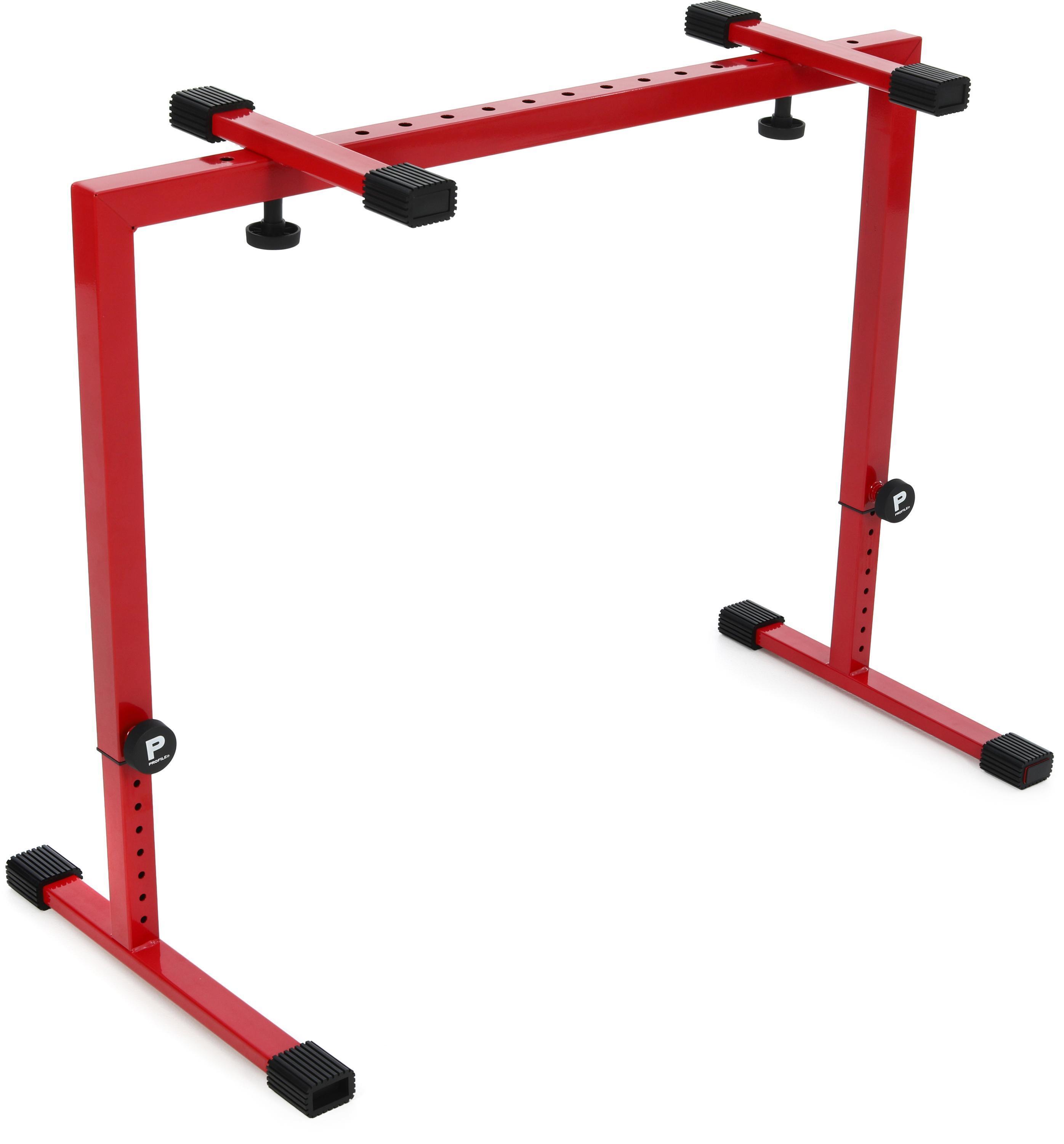 Nord Profile Heavy-duty Universal Keyboard Table - Red | Sweetwater