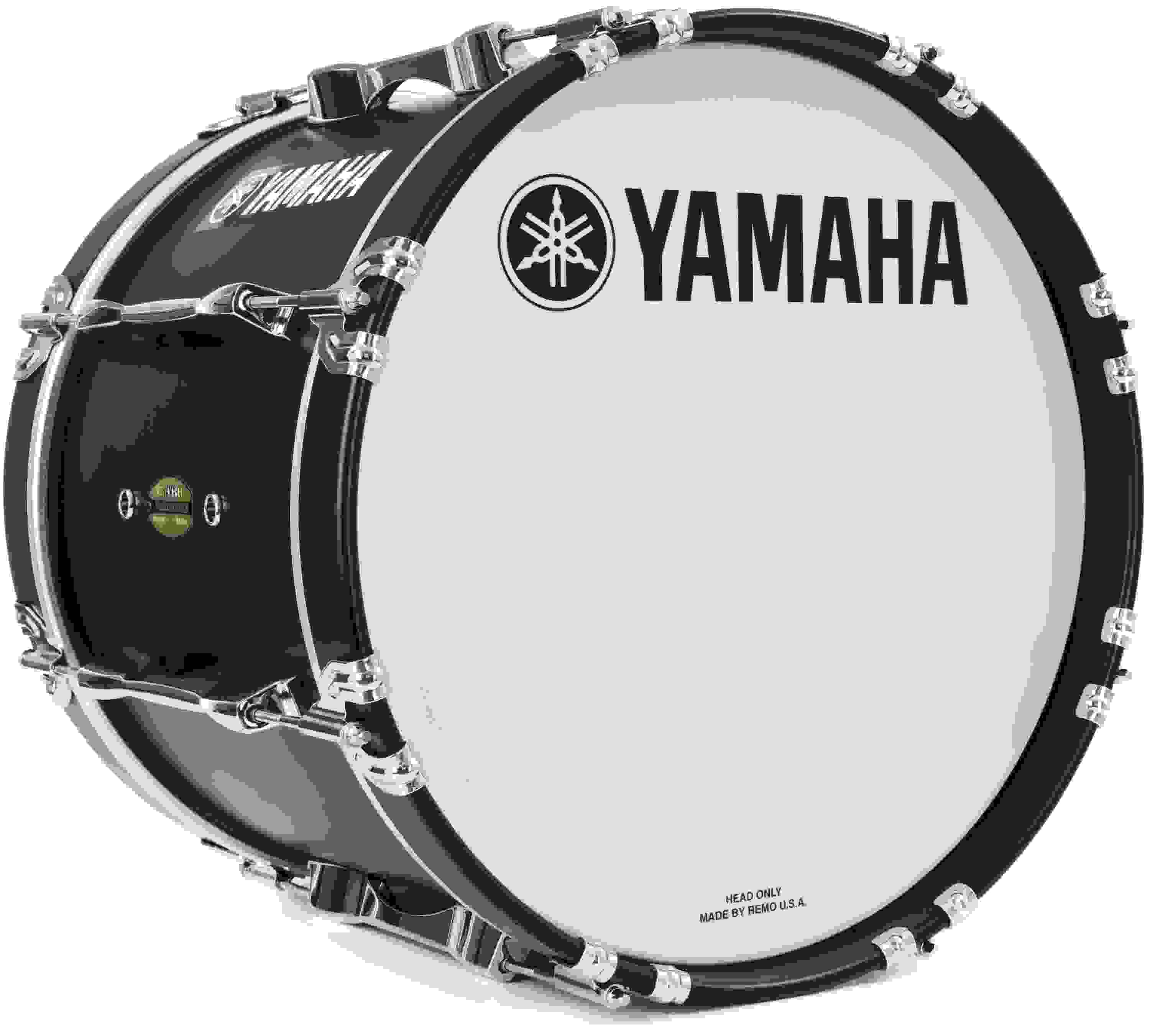 Yamaha 8300 Field Corps Series 18 Inch Marching Bass Drum Black
