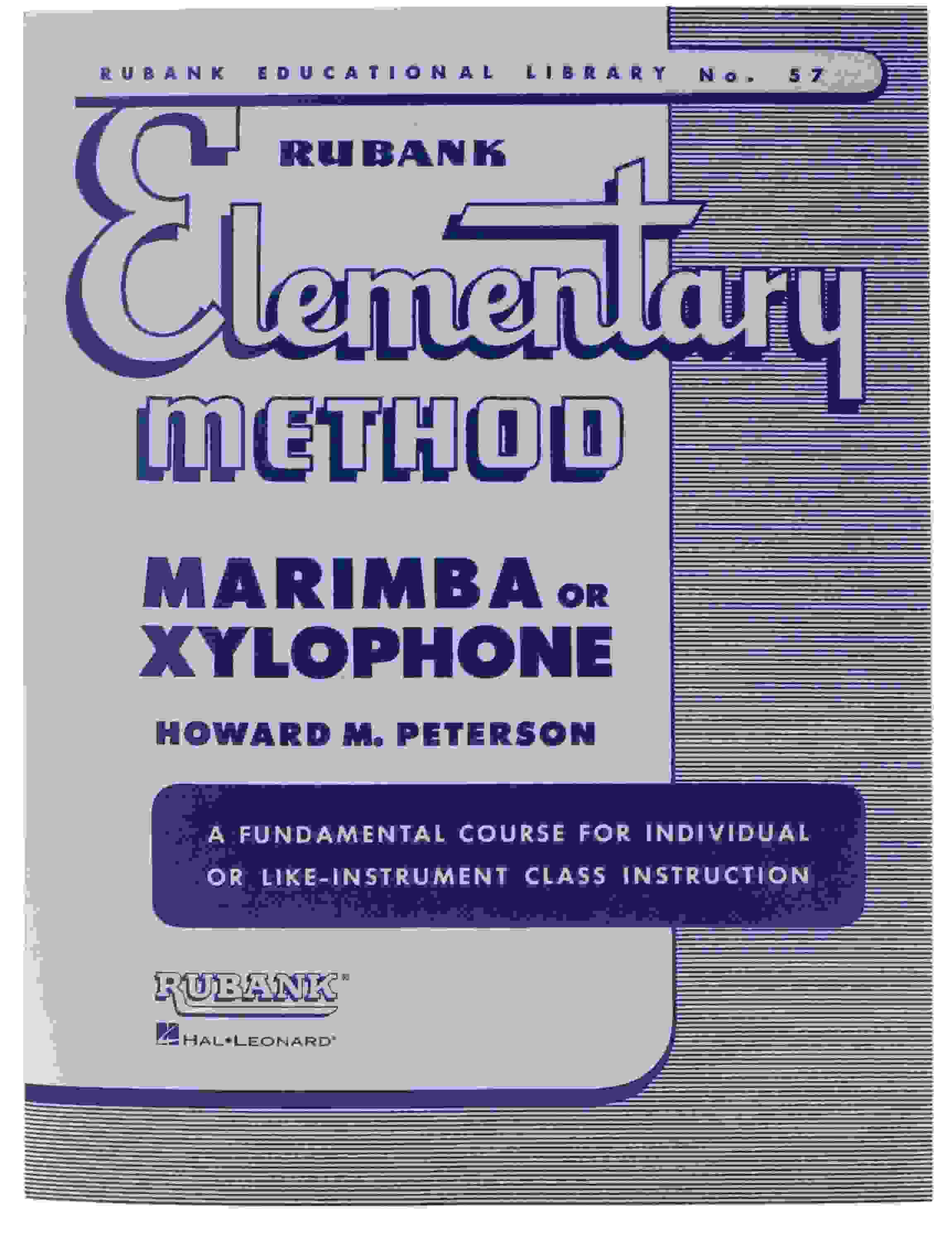 Hal Leonard Rubank Elementary Method for Band - Mallet Percussion - Volume 1 | Sweetwater