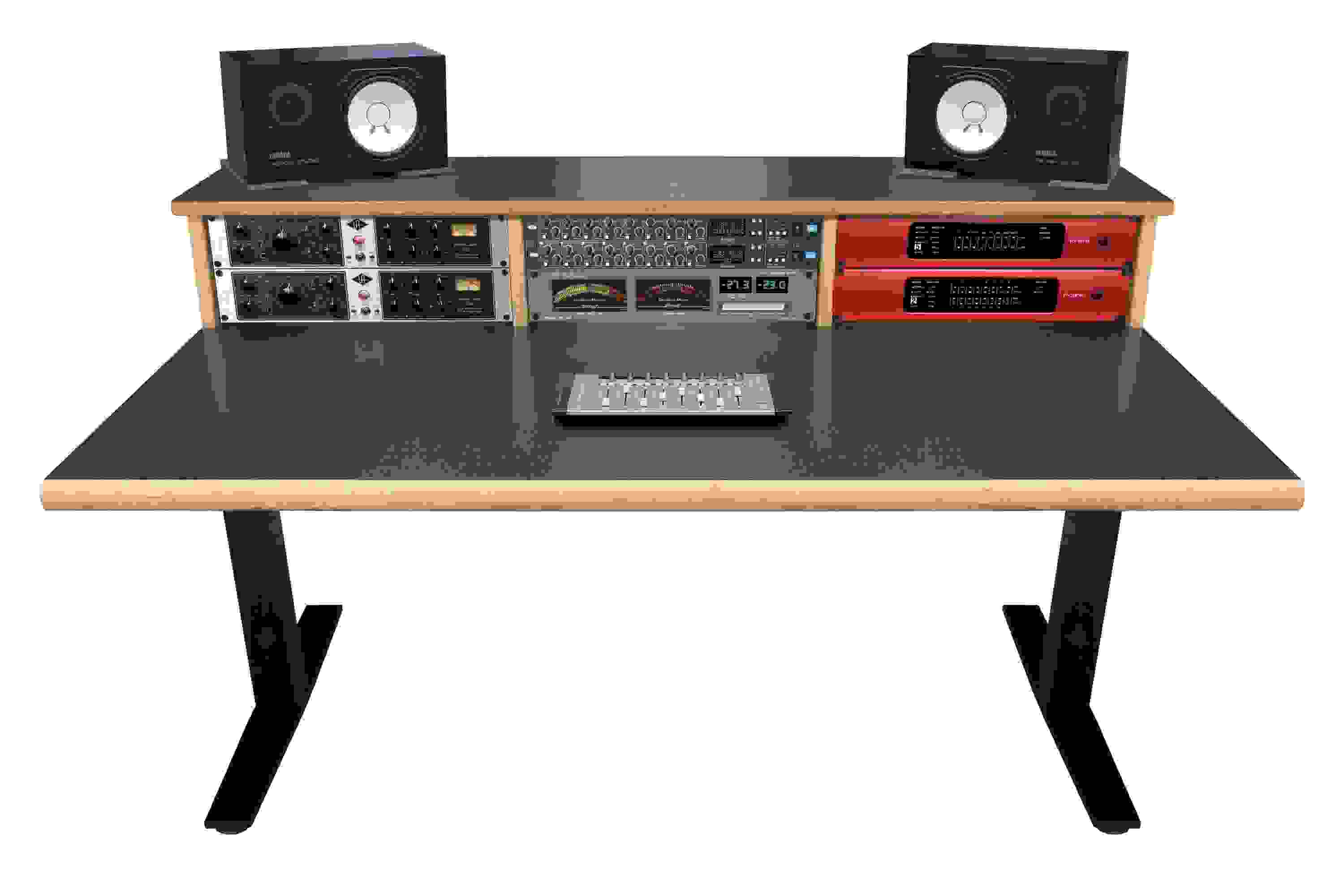 Sound Construction SCS Elevation Workstation 4x3 Studio Desk - Cherry ...