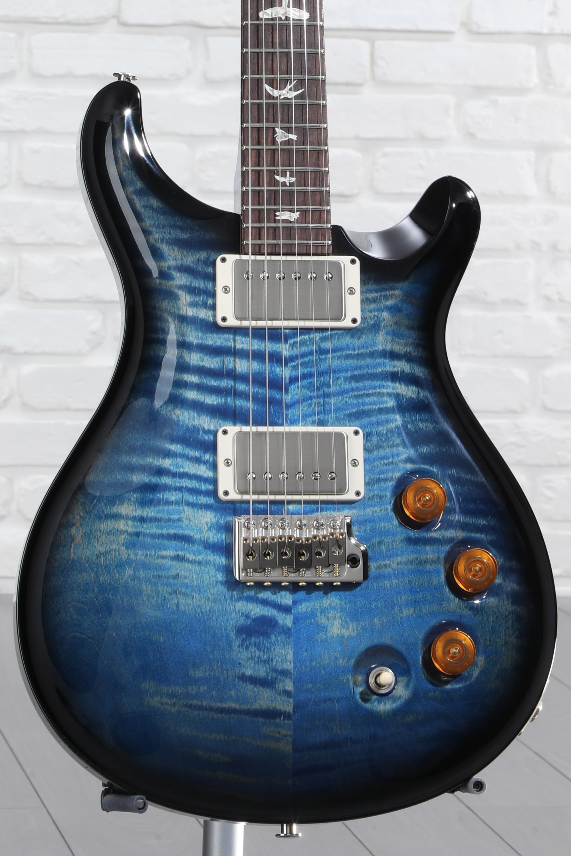 PRS DGT Electric Guitar with Bird Inlays - Faded Blue Jean Wraparound ...