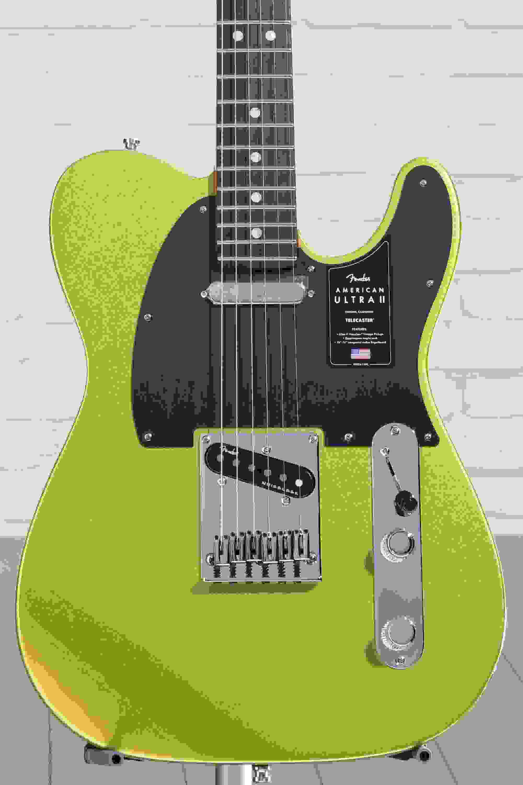 Fender American Ultra II Telecaster Electric Guitar - Solar Flare ...