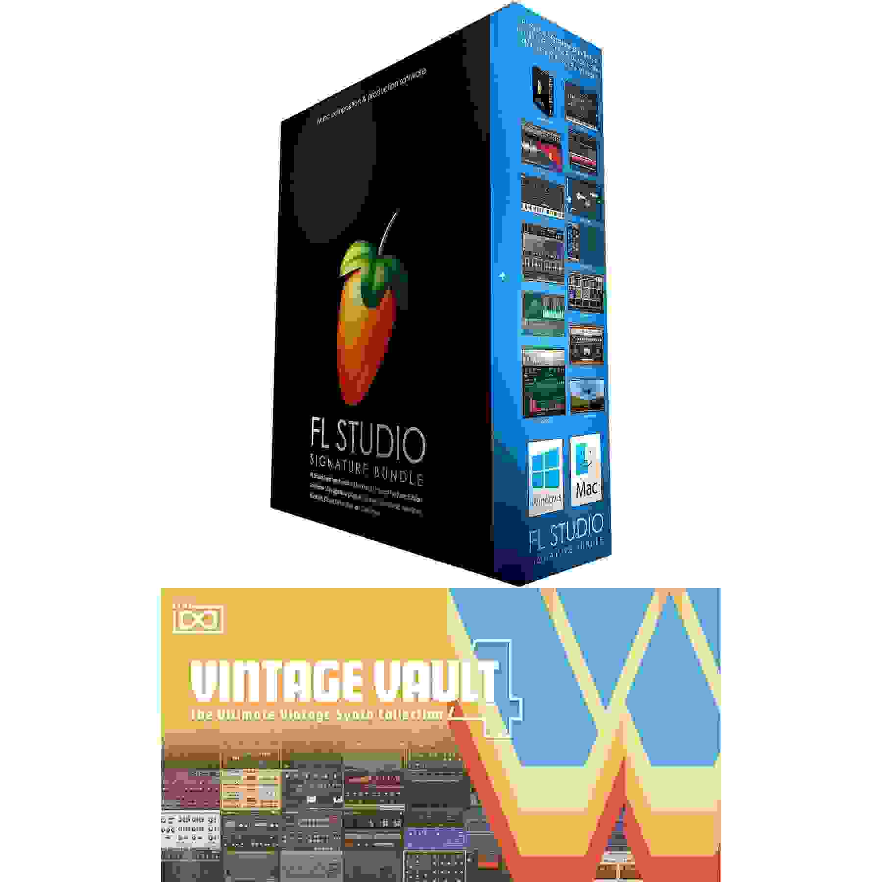 Image Line FL Studio Signature Edition and UVI Vintage Vault 4 ...