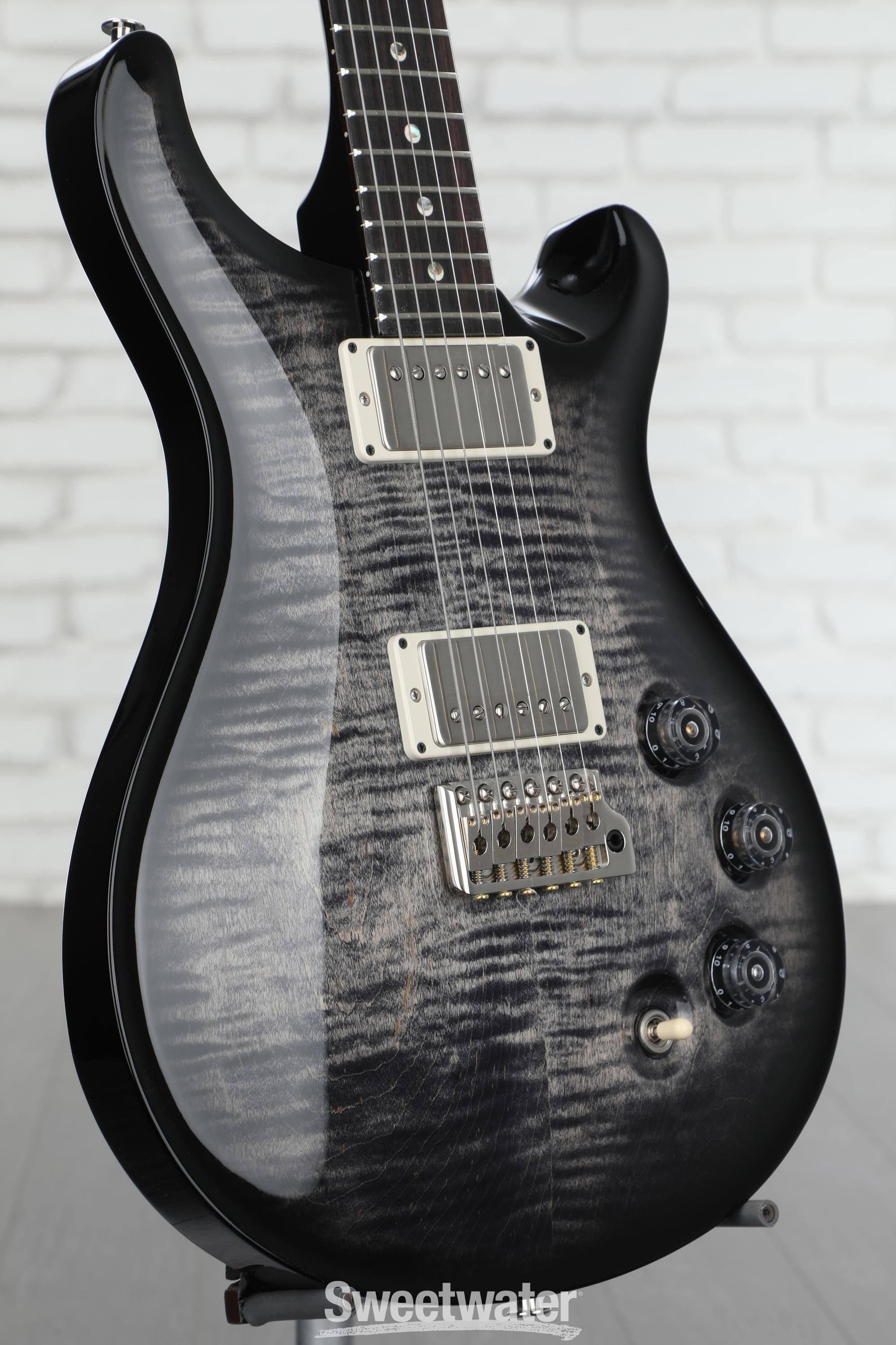 PRS DGT Electric Guitar with Moon Inlays - Charcoal Wraparound ...