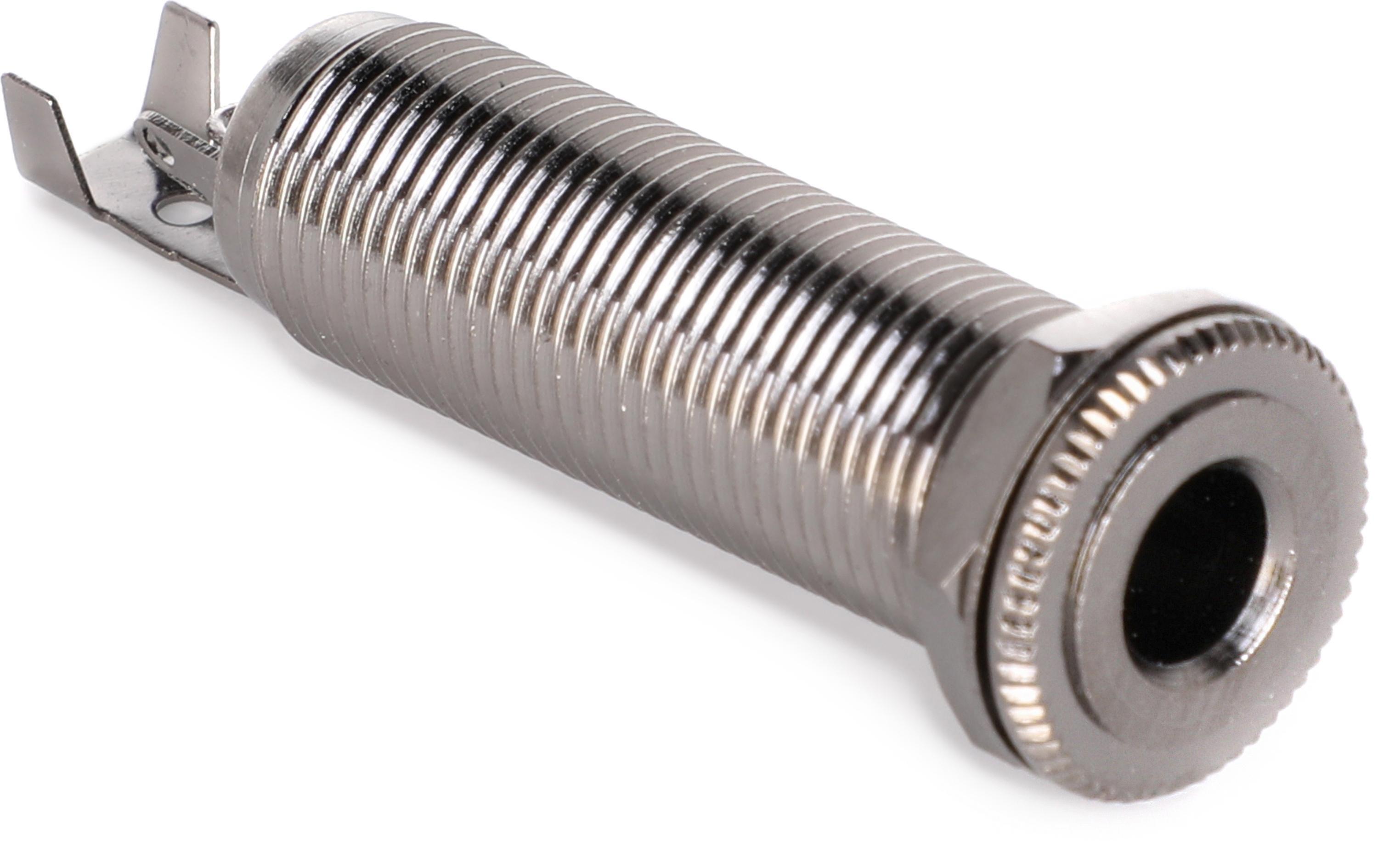 Pure Tone PTT5 Pure Tone Barrel Jack - Black Nickel | Sweetwater