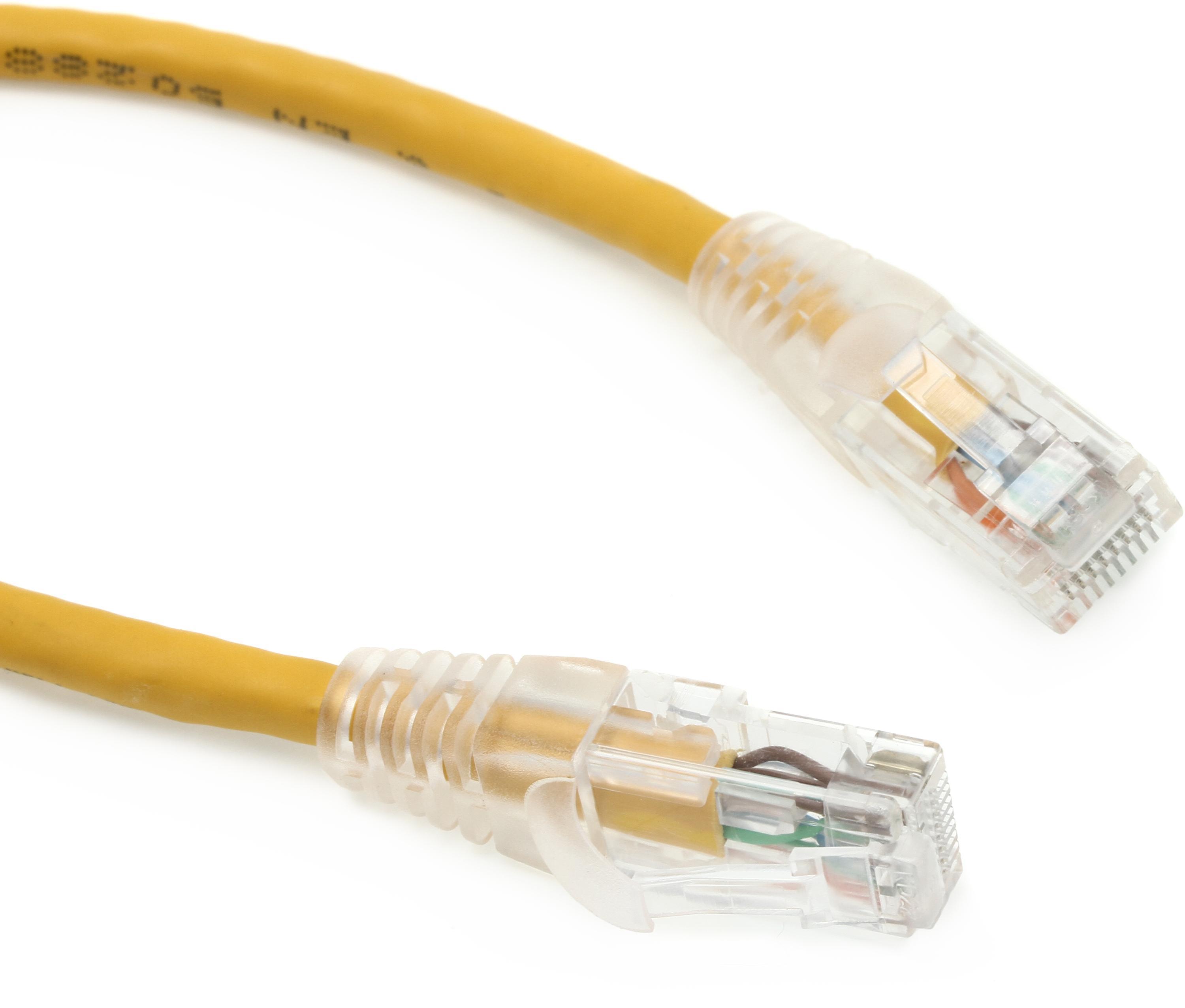 Pro Co CC6.Y.075F Cat 6 Ethernet Cable - 75 foot Yellow | Sweetwater