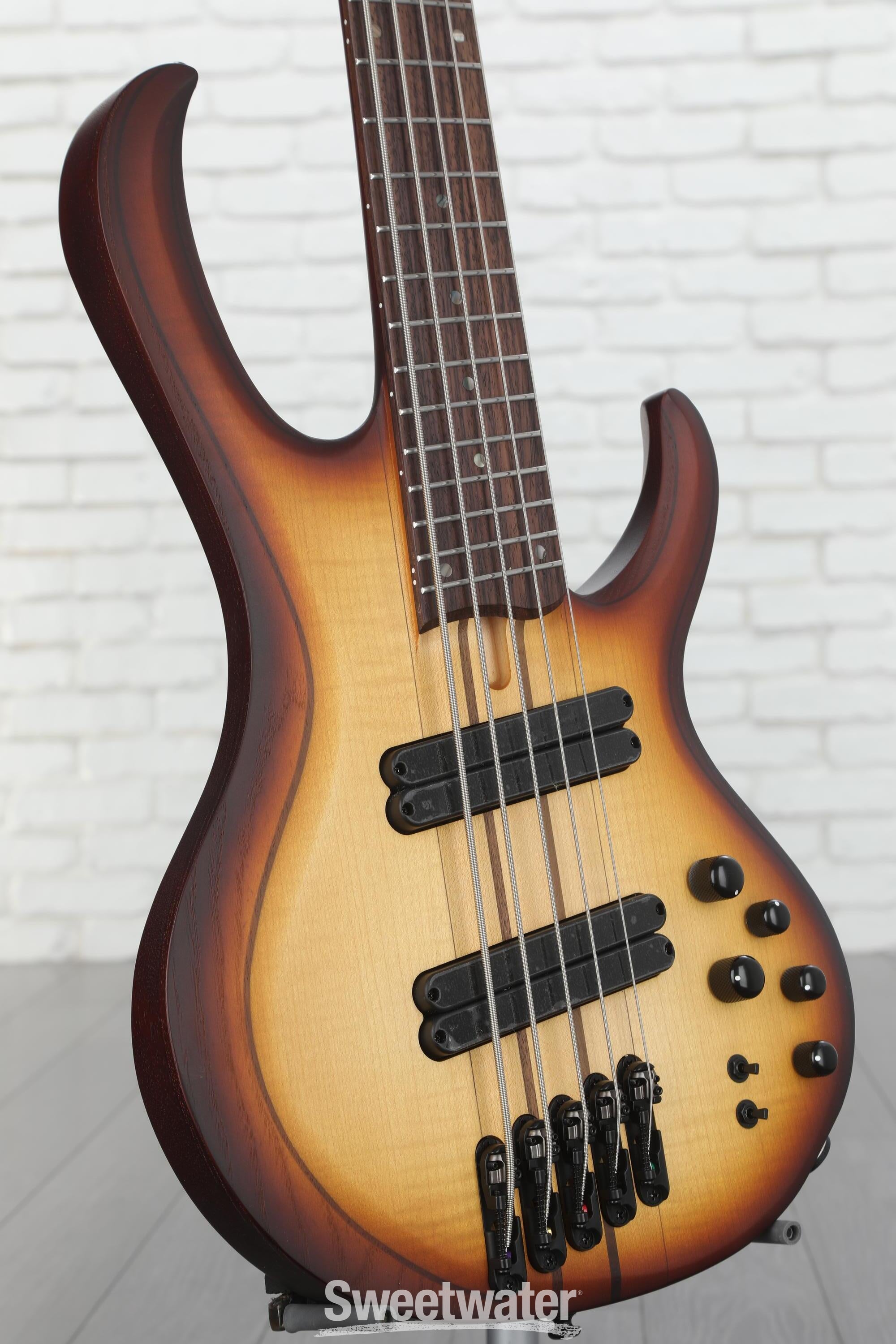 Ibanez BTB Bass Workshop Multi-scale 5-string Electric Bass - Natural ...