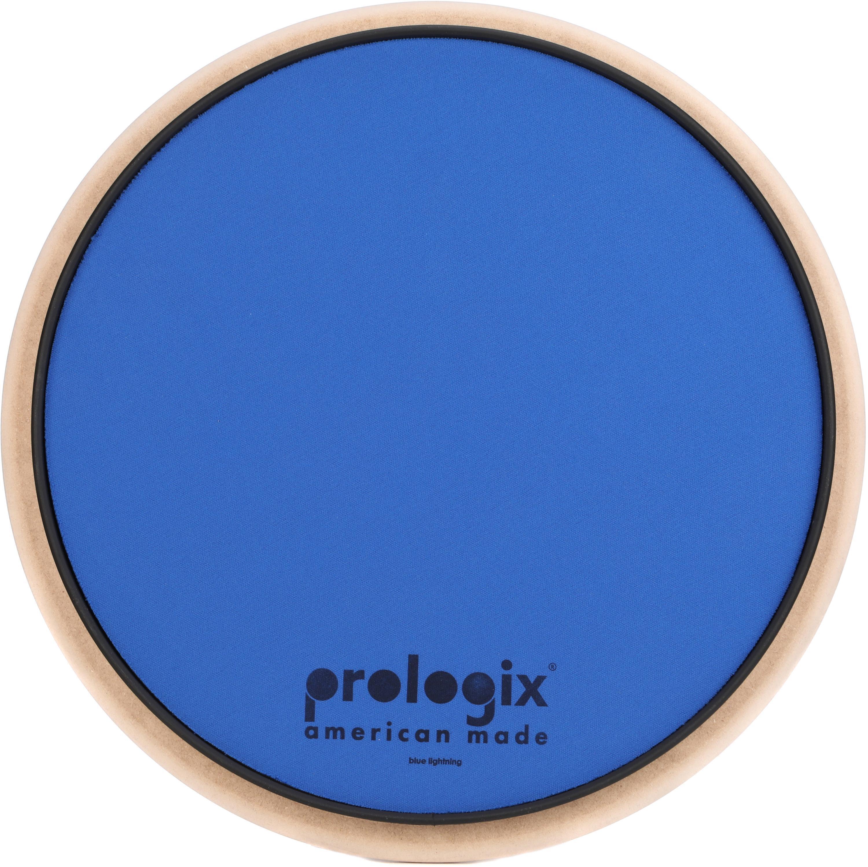 Prologix Percussion Blue Lightning Practice Pad - 12 inches, VST Heavy ...