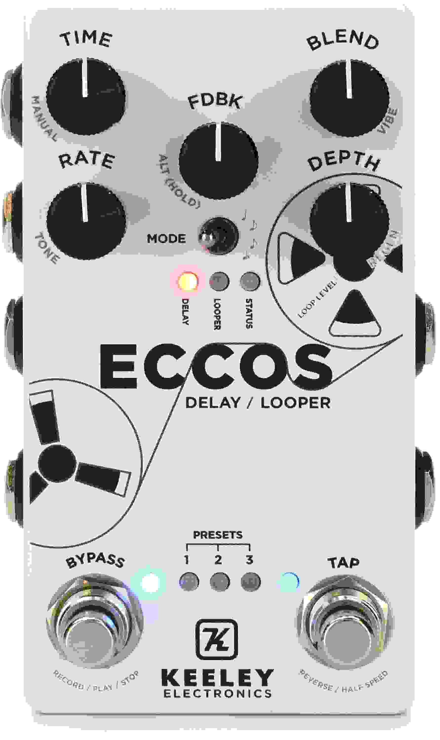 Keeley ECCOS Delay / Looper Pedal | Sweetwater