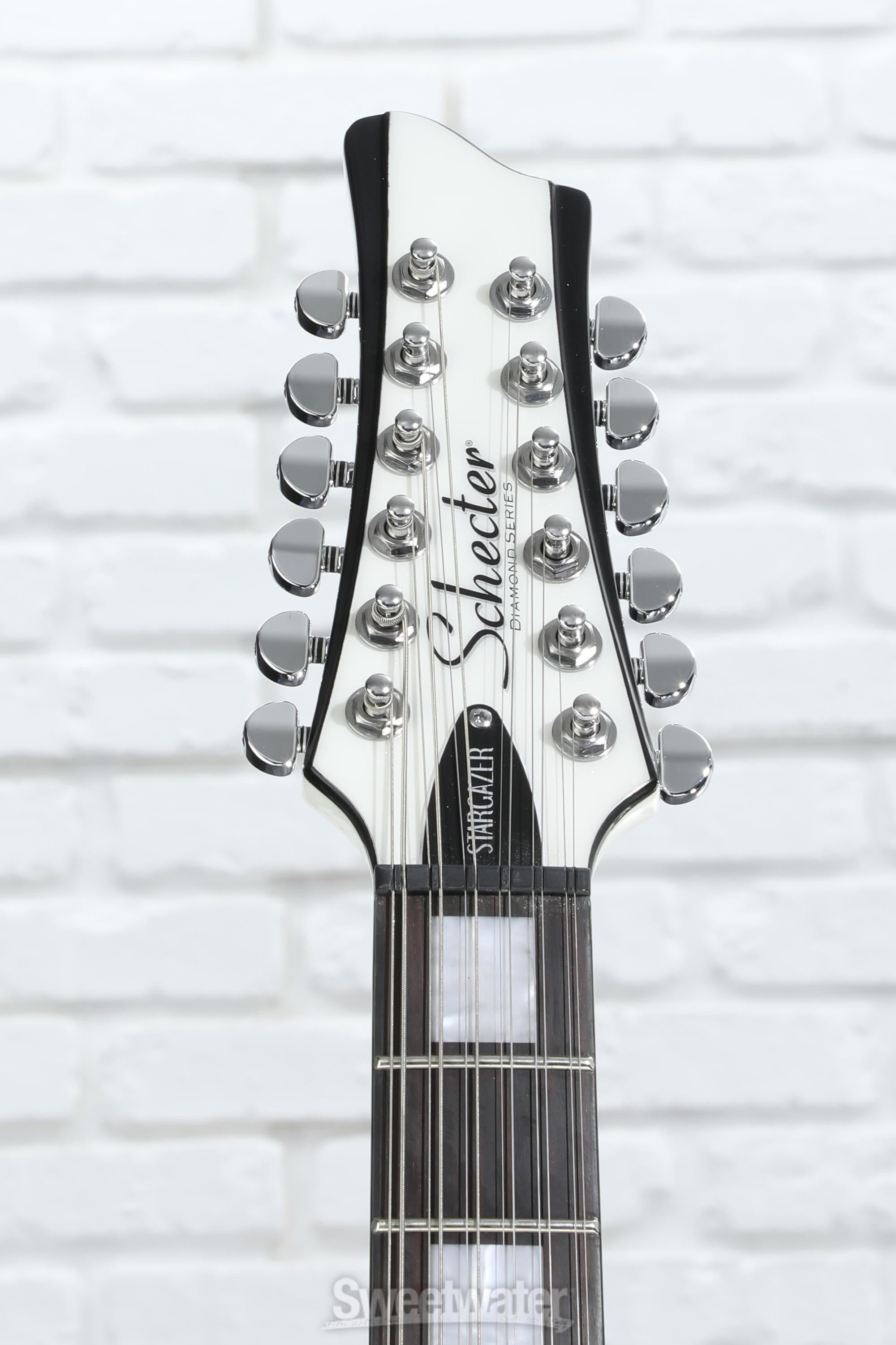 Schecter Stargazer 12 12-string Electric Guitar - Gloss White | Sweetwater