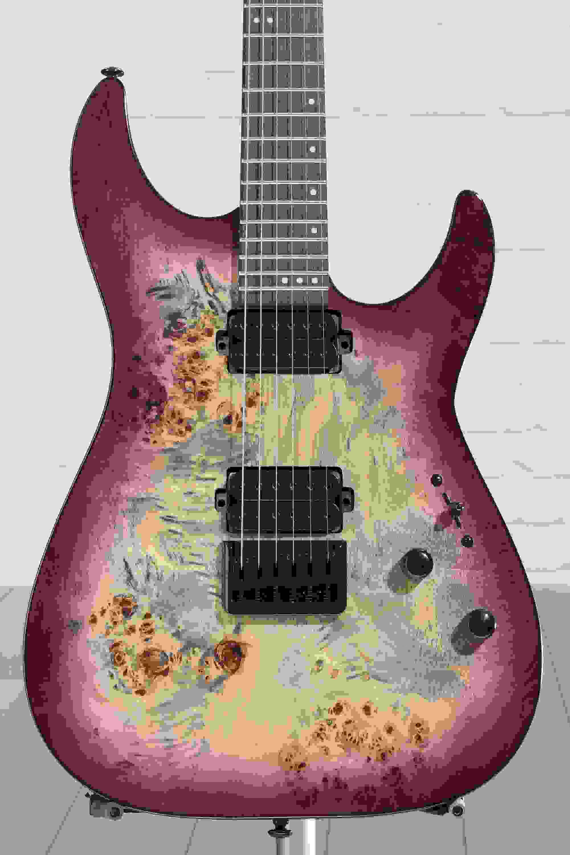 Schecter C-6 Pro Electric Guitar - Aurora Burst, Sweetwater Exclusive