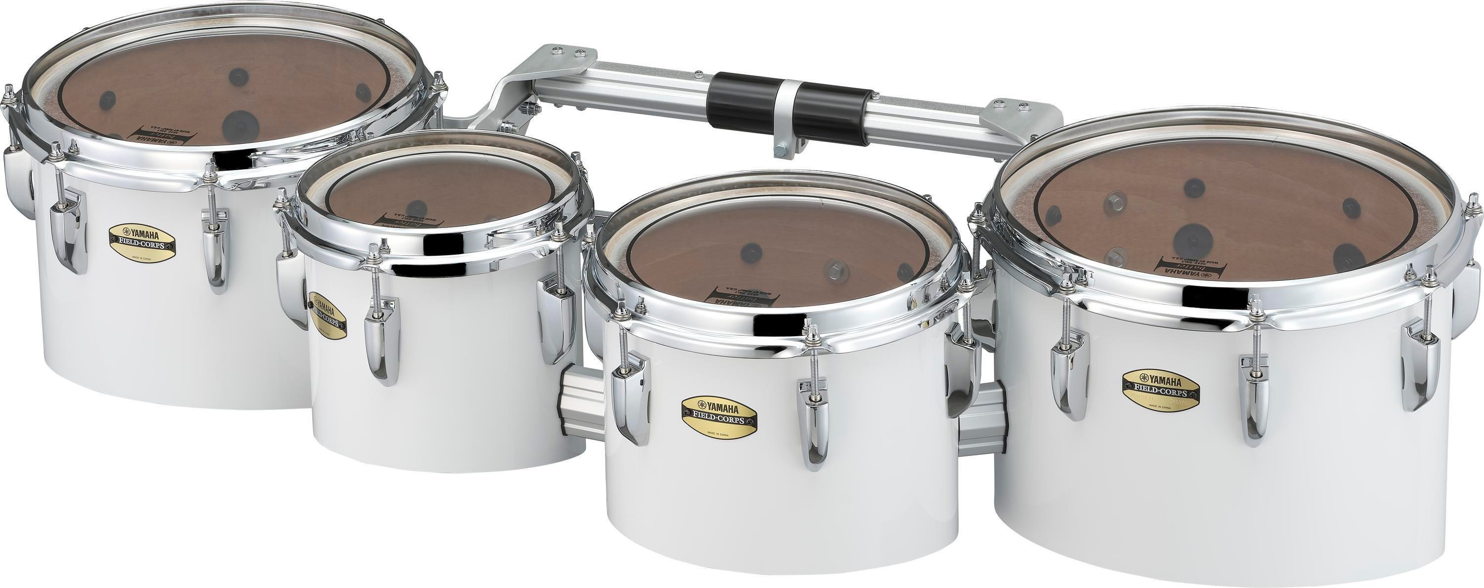 Yamaha 8400 Field-Corps Marching Tenors - Small Quad, White Wrap ...