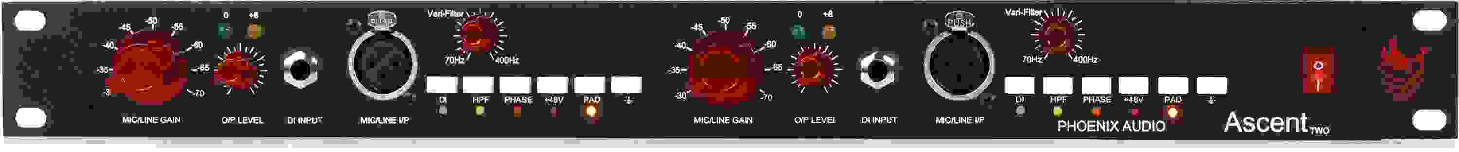 Phoenix Audio Ascent Two Microphone Preamp with DI | Sweetwater