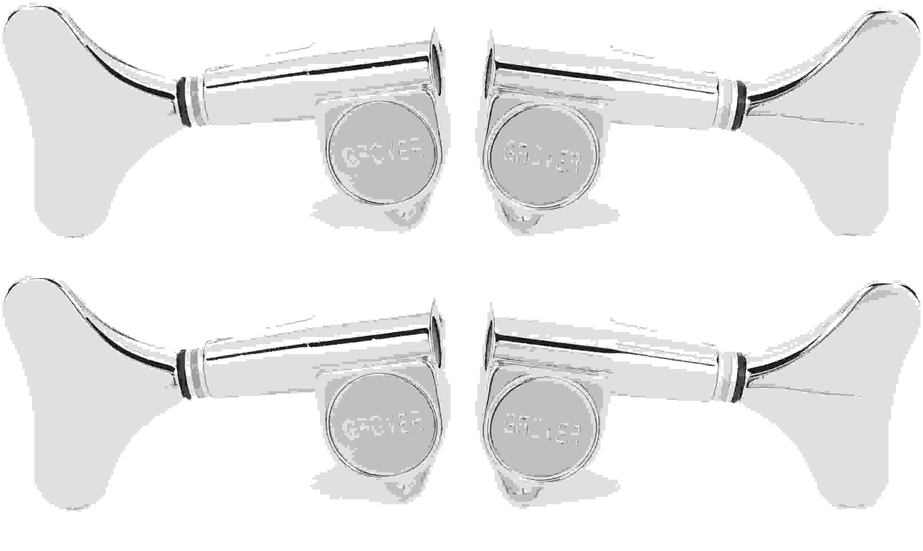 Grover 144C Mini Bass Tuning Machines Set - 2+2 - Chrome | Sweetwater