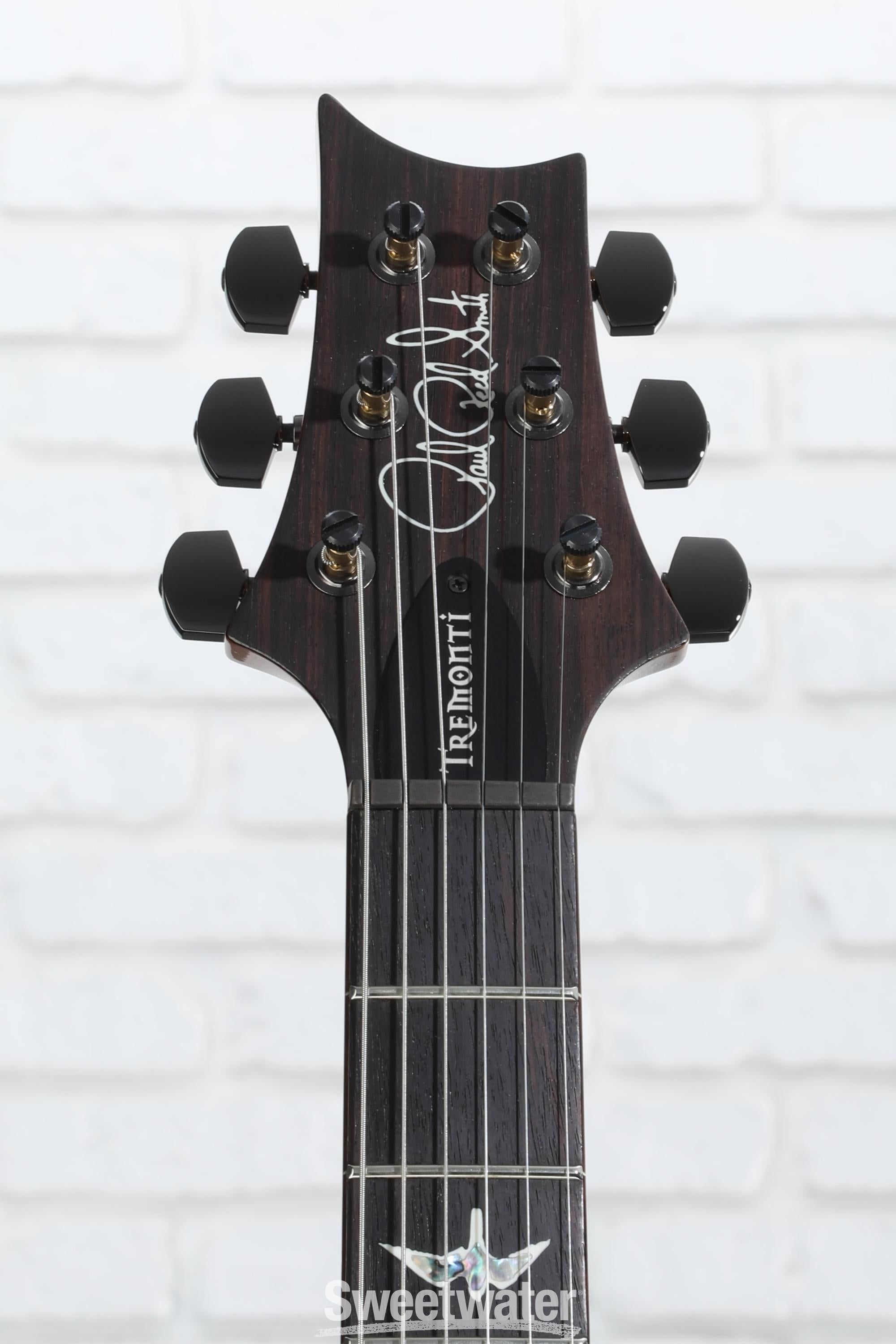 PRS Mark Tremonti Signature Electric Guitar with Tremolo - Black with ...