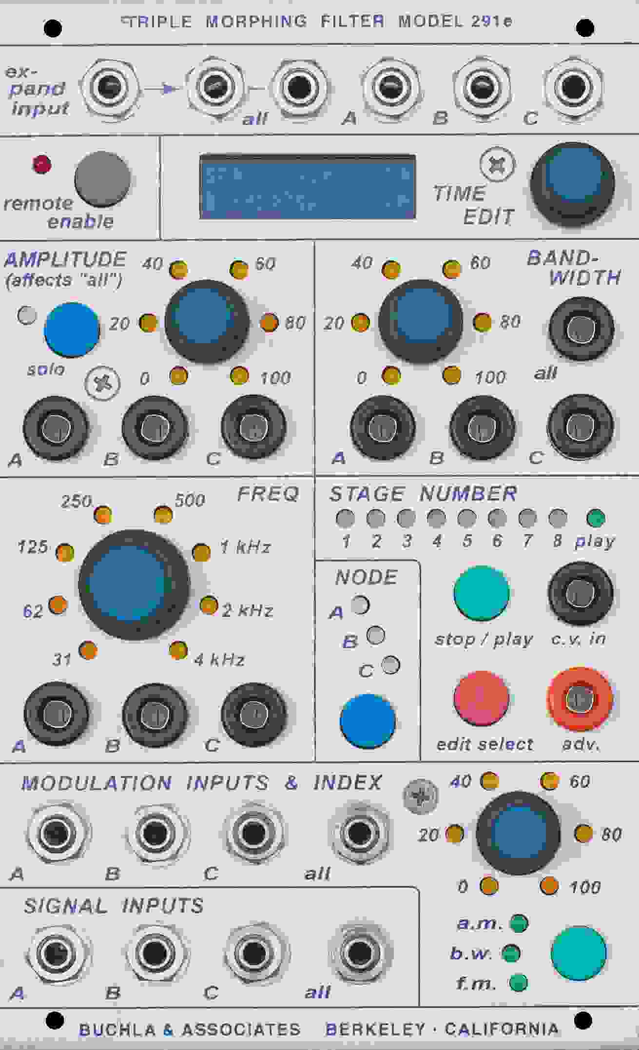 Buchla 291e Triple Morphing Filter Module | Sweetwater