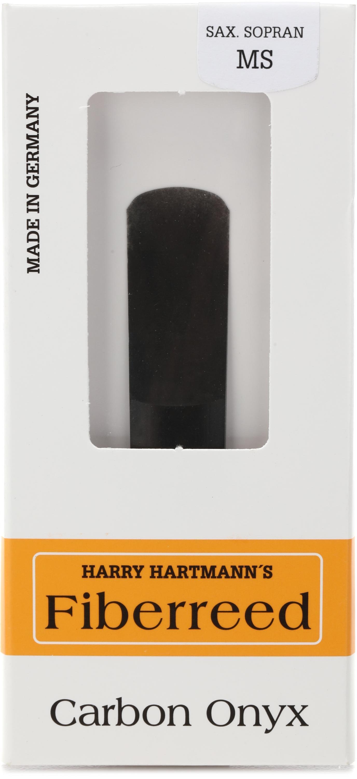 Fiberreed Carbon Onyx Soprano Saxophone Reed - Medium-Soft | Sweetwater