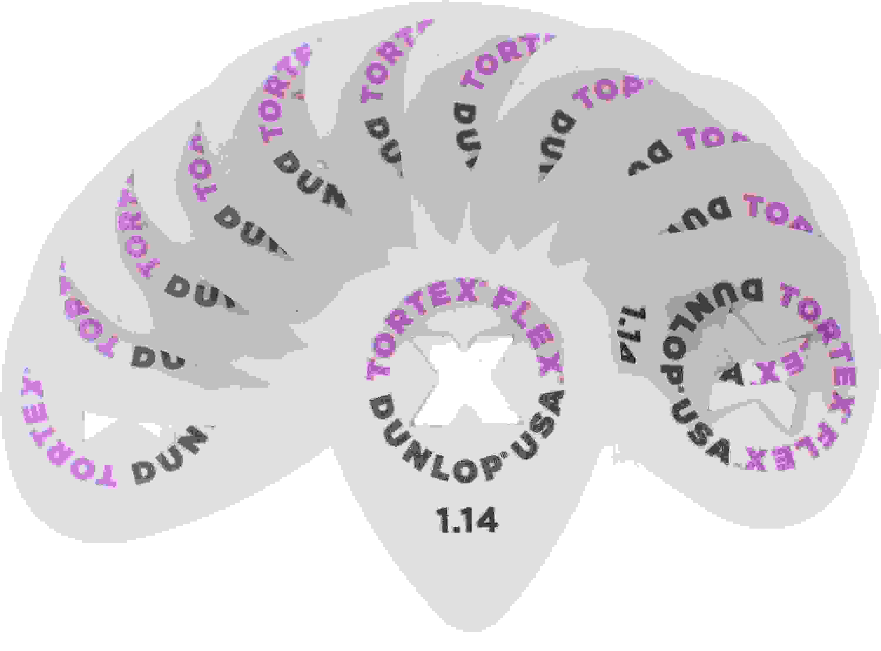 Dunlop Tortex Flex X Guitar Picks - 1.14mm, 12-pack | Sweetwater