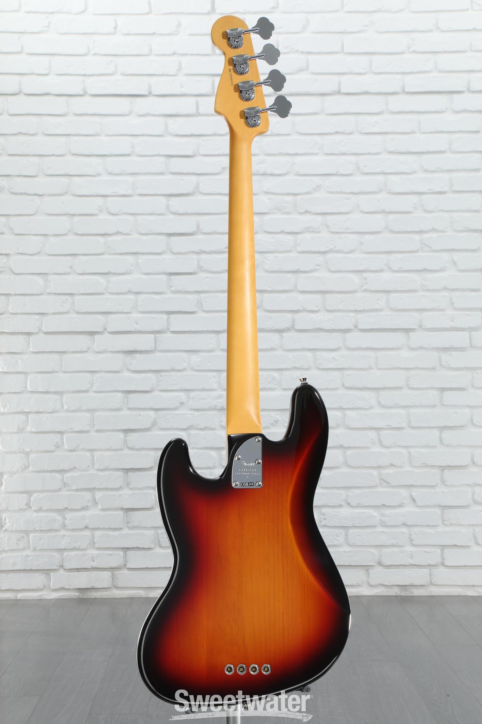 Fender American Professional II Jazz Bass - 3 Color Sunburst with ...