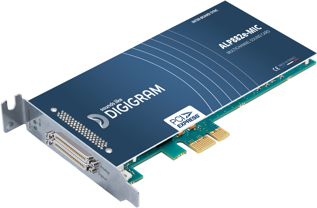 Digigram ALP882e-Mic PCIe Sound Card | Sweetwater