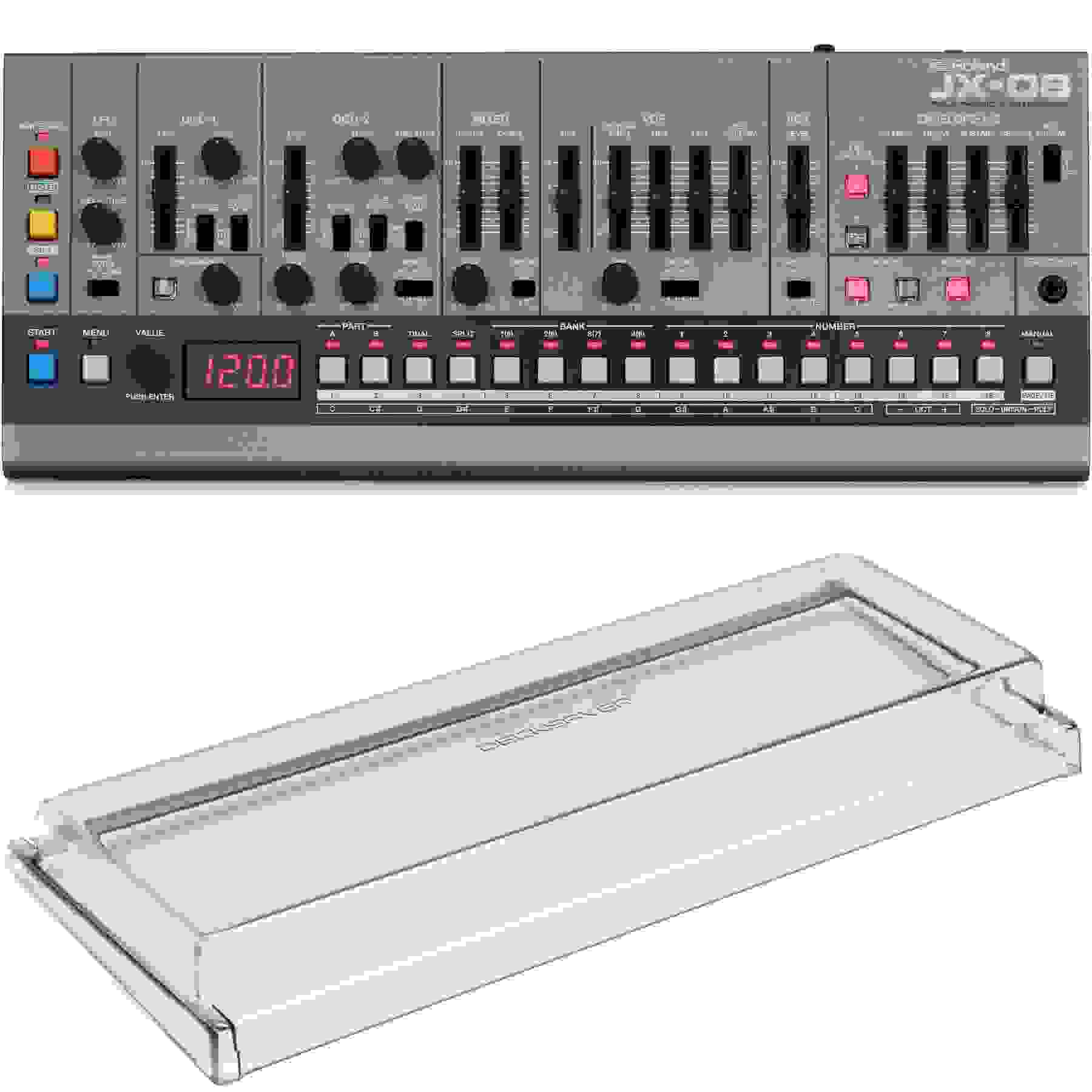 Roland JX-08 Boutique Series JX-8P Sound Module with Decksaver Cover ...