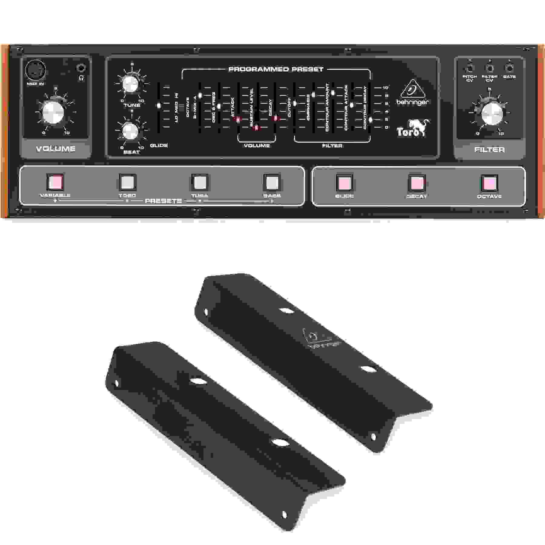 Behringer TORO Analog Bass Synthesizer and Rack Ears | Sweetwater
