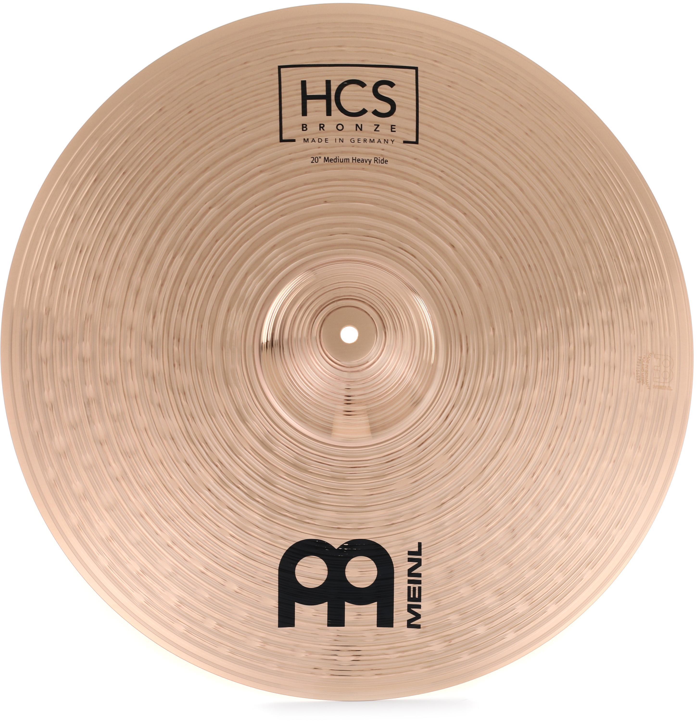 Meinl Cymbals 20 inch HCS Bronze Medium Heavy Ride Cymbal | Sweetwater