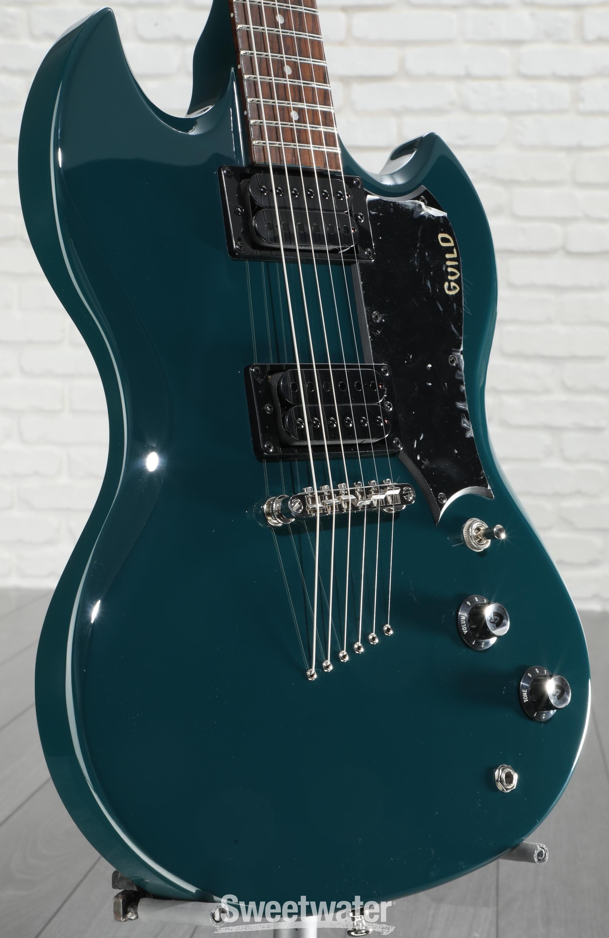 Guild Polara Electric Guitar - Blue Steel | Sweetwater