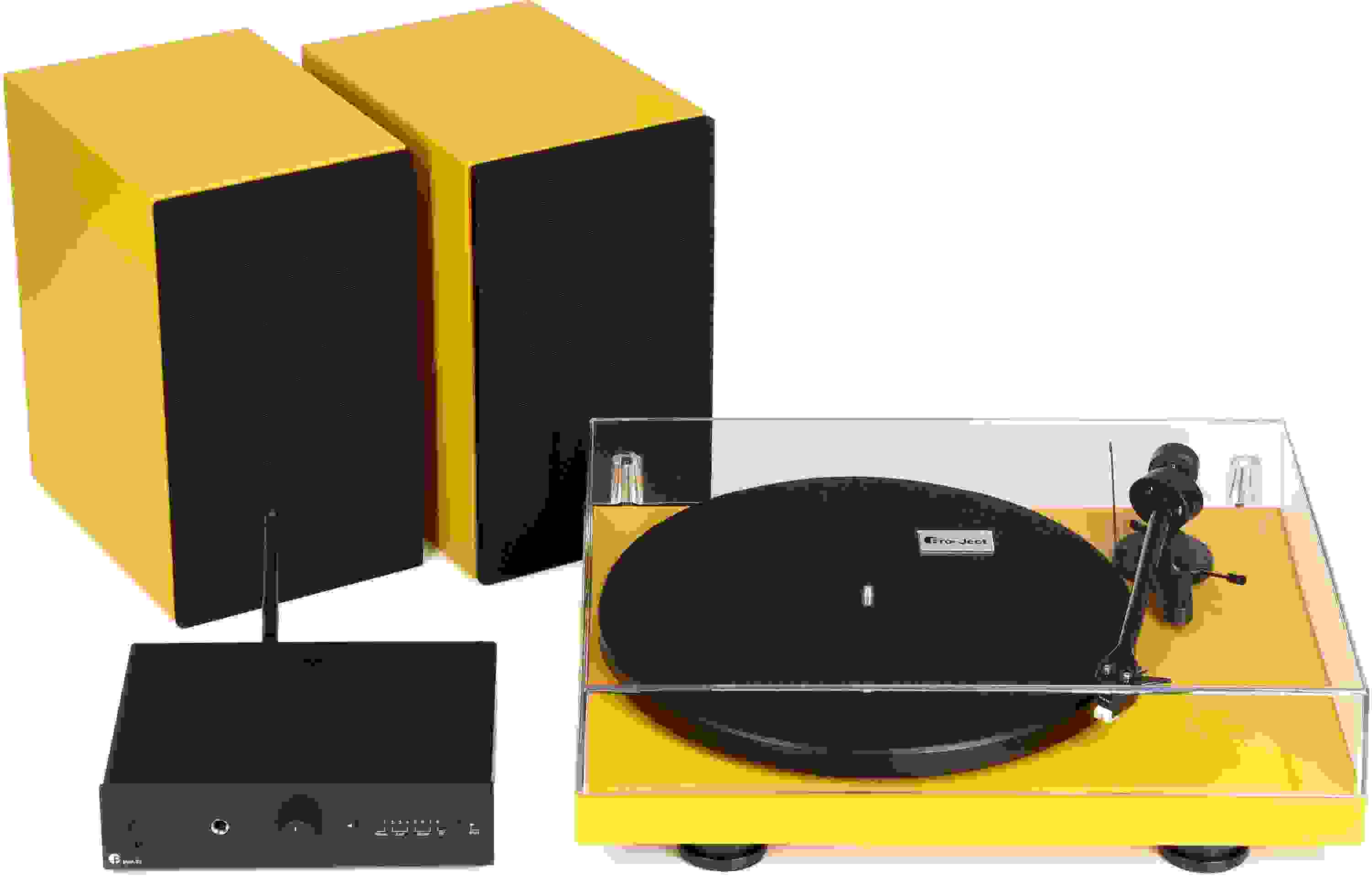 Pro-Ject Colourful Audio System All-in-one Hi-fi Analog Turntable ...