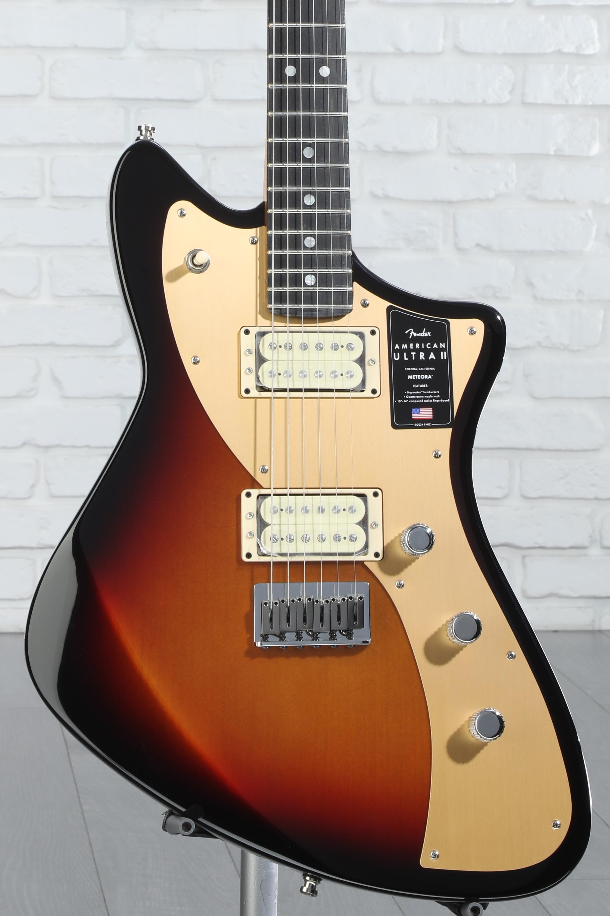 Fender American Ultra II Meteora Electric Guitar - Ultraburst, Ebony ...