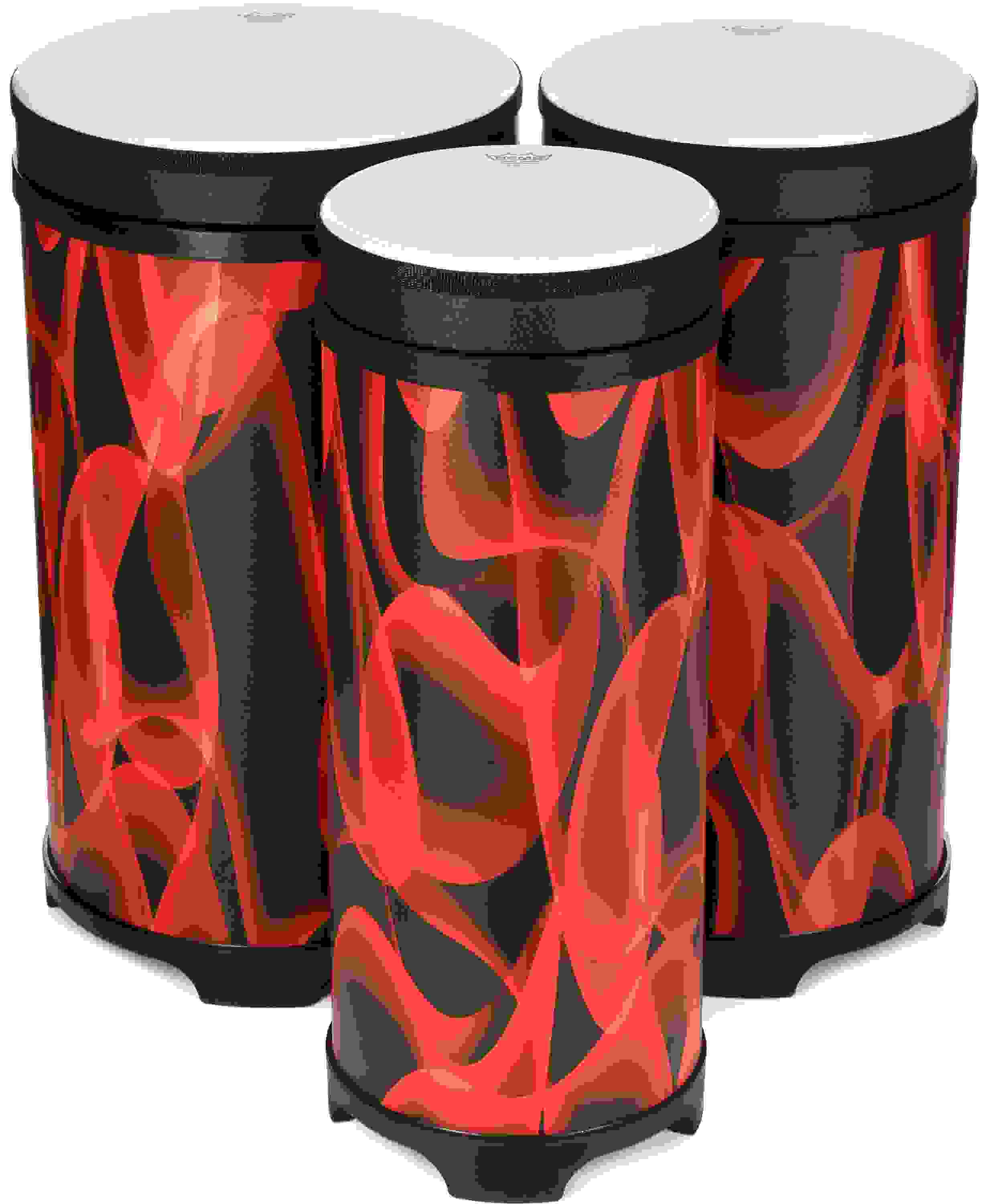 Remo Versa Tubano Nested Pack with Comfort Sound Technology - Orange ...