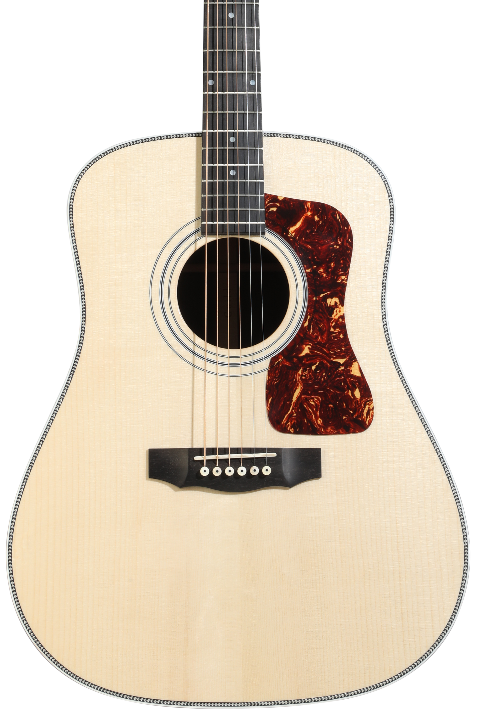 Guild D-50 Traditional Herringbone Acoustic Guitar - Natural | Sweetwater