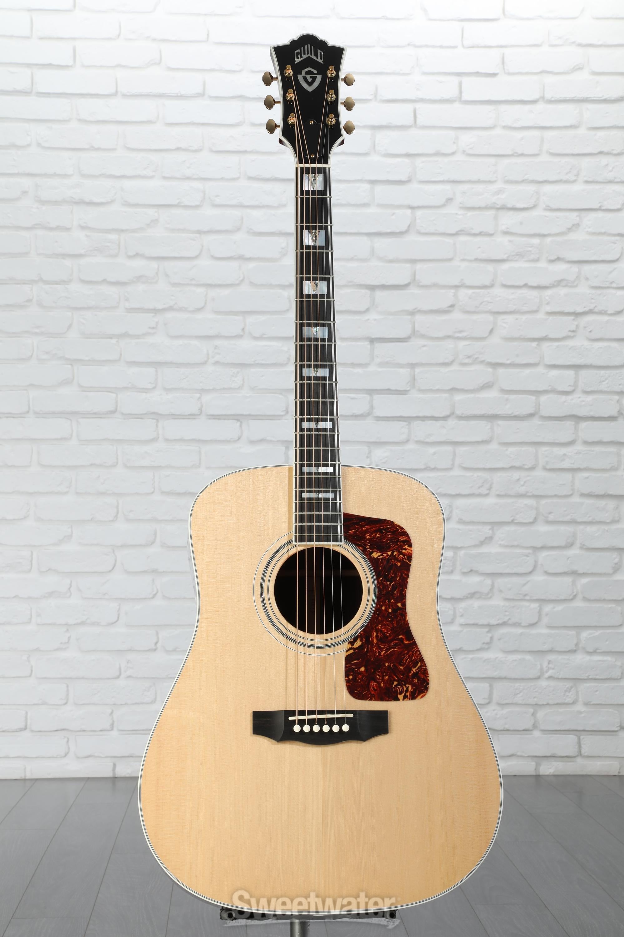 Guild D-55 Acoustic Guitar - Natural | Sweetwater