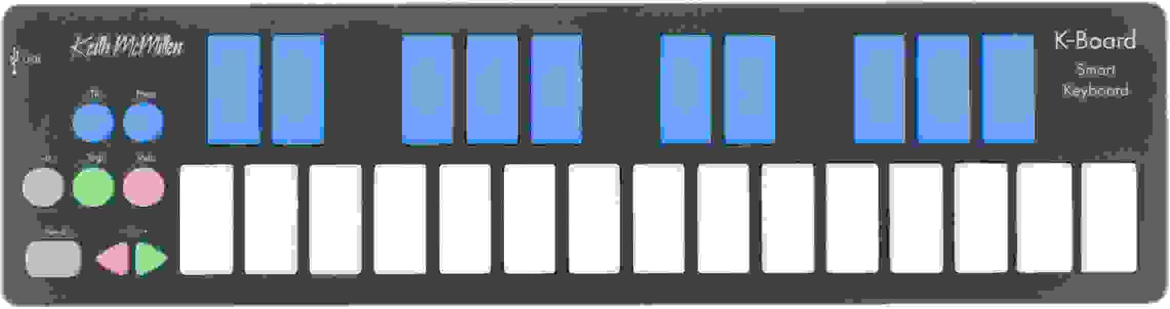 Muse Kinetics K-Board-C Smart Sensor USB MPE MIDI Keyboard Controller ...