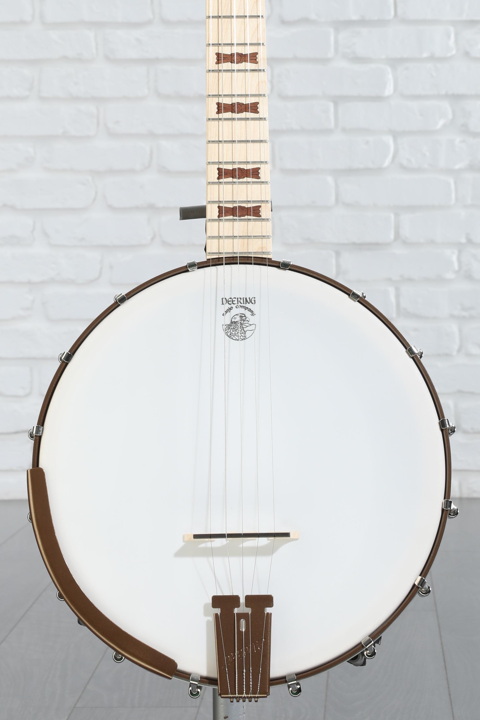 Deering Goodtime Parlor 5-string Open-back Banjo - Blonde Satin ...