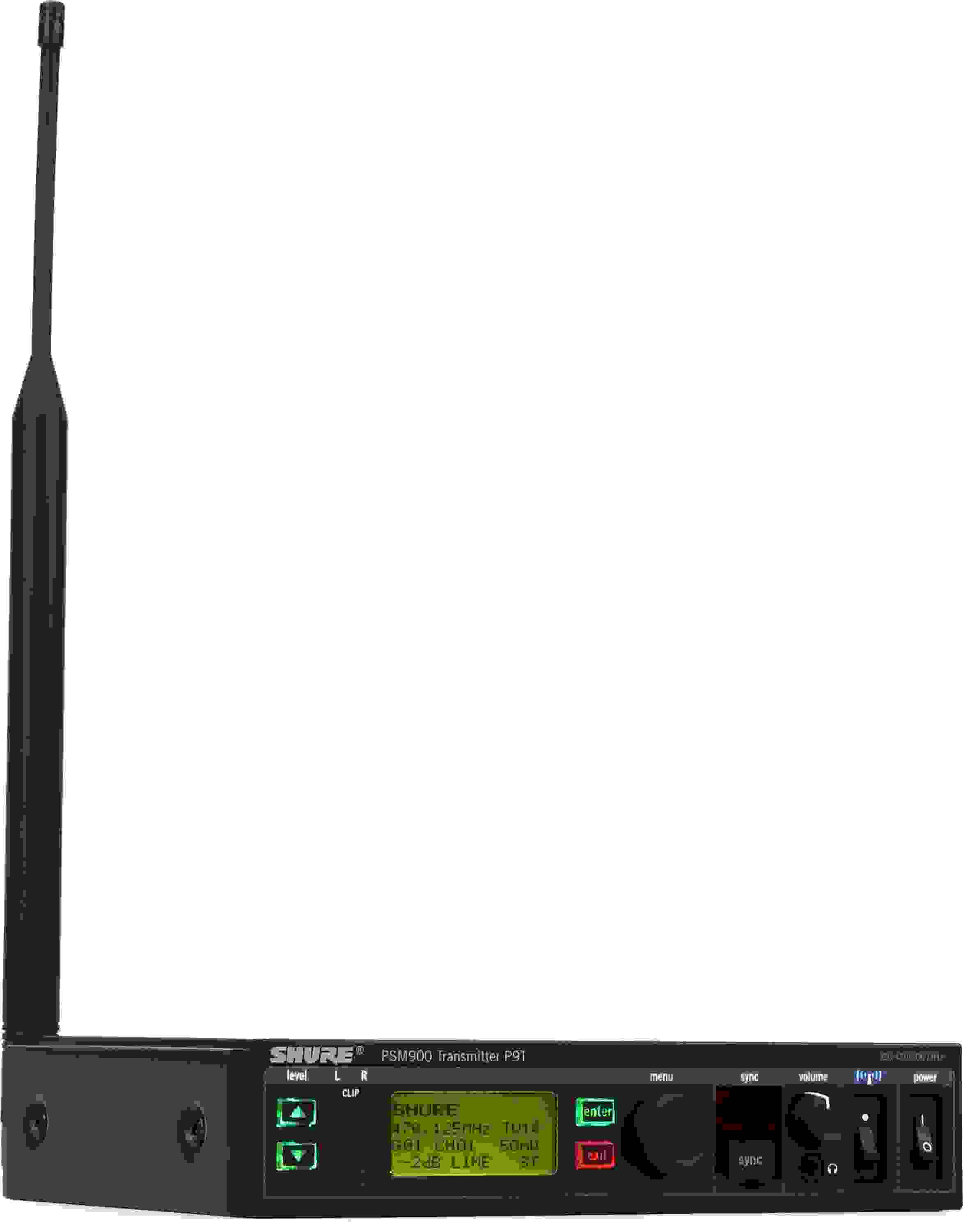 Shure P9T Wireless Transmitter - G6 Band, 470-506 MHz | Sweetwater