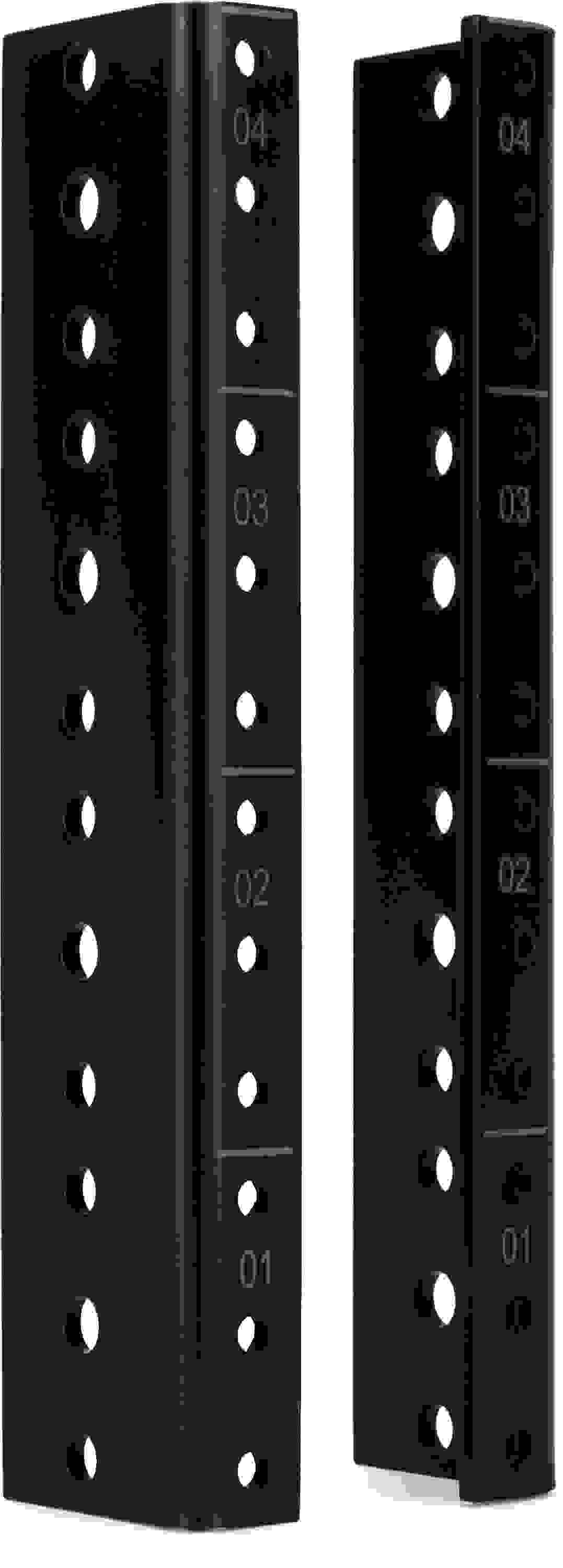 Gator GRW-RACKRAIL-04U Rack Rail Set - 4 Rack Spaces | Sweetwater