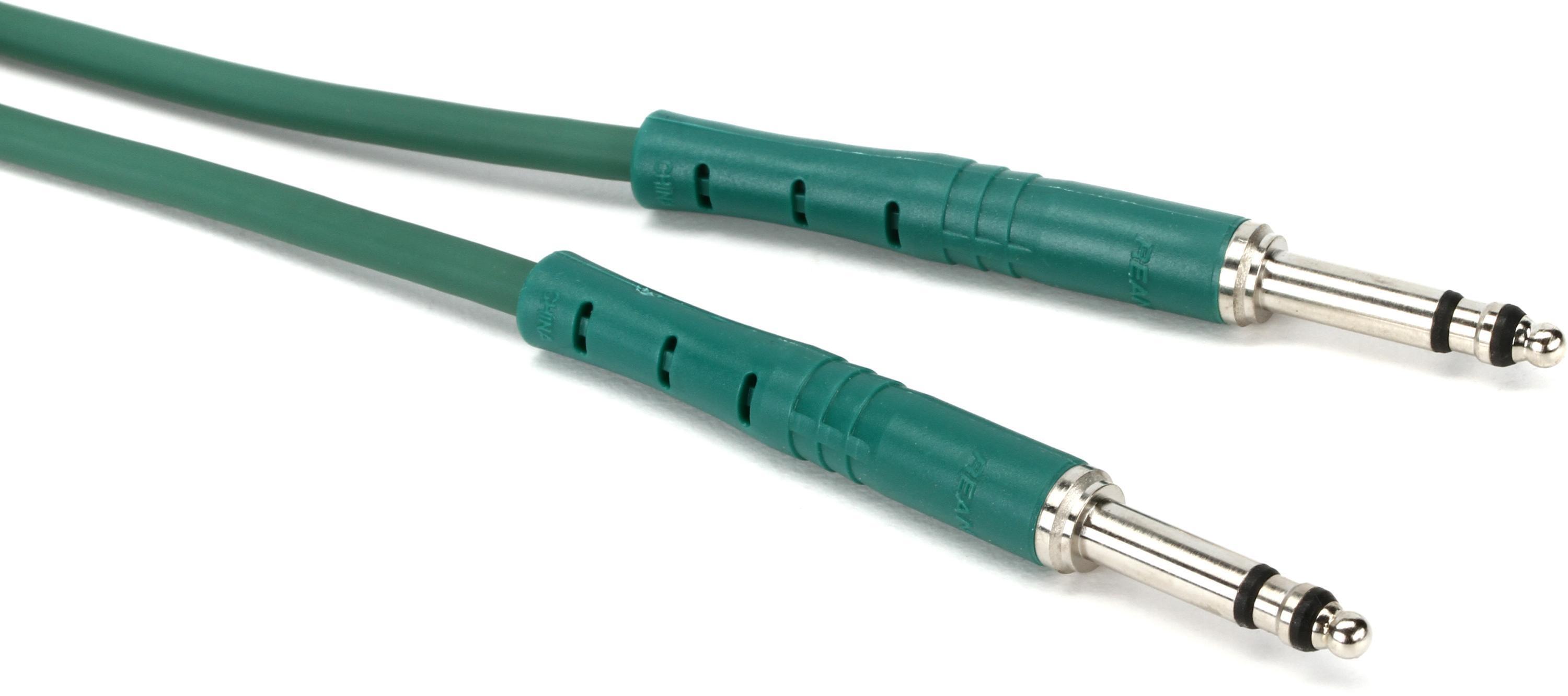 StageMASTER STT-1-1/2.G TT Patch Cable - 1.5 foot Green | Sweetwater