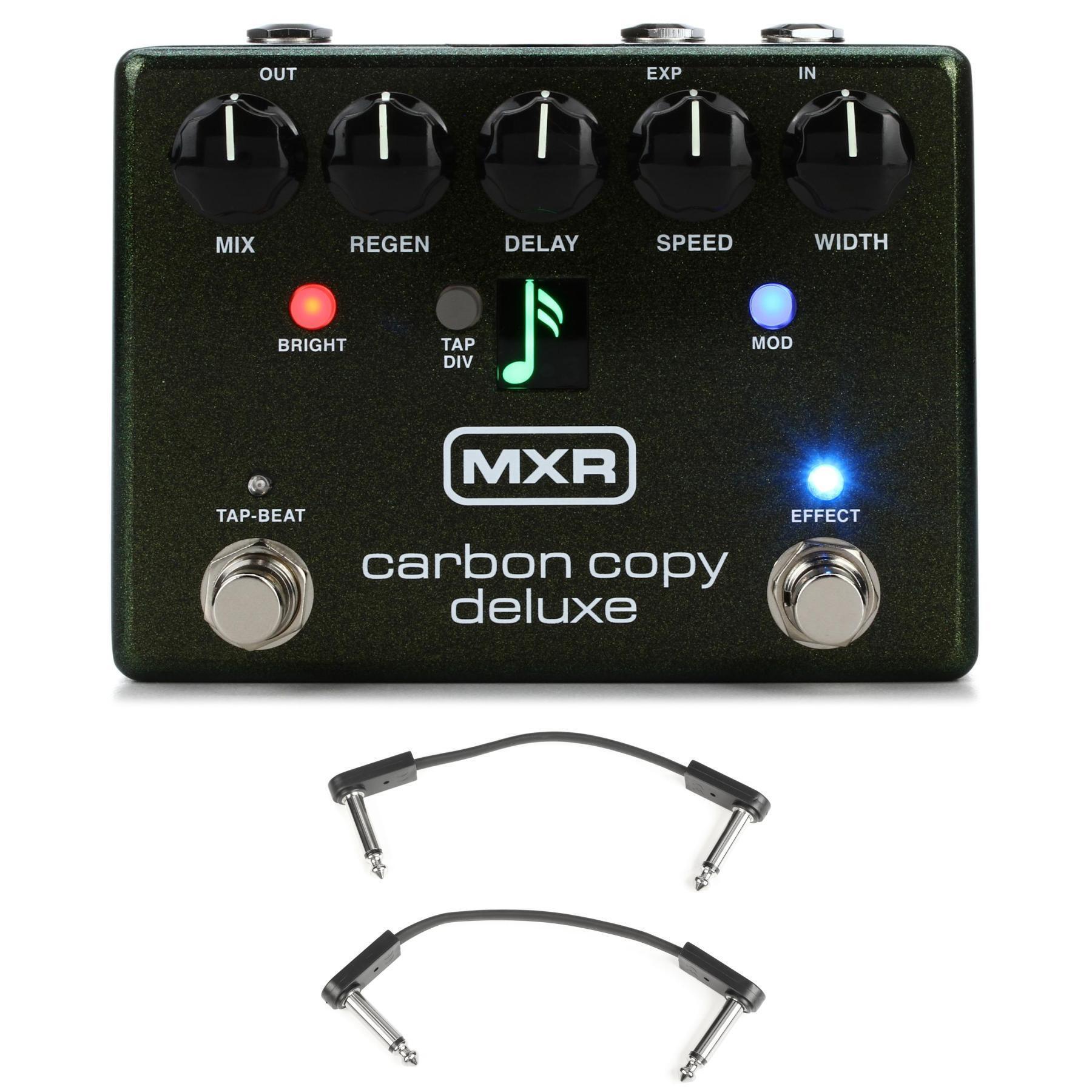 MXR M292 Carbon Copy Deluxe Analog Delay Pedal with EBS Patch Cables ...