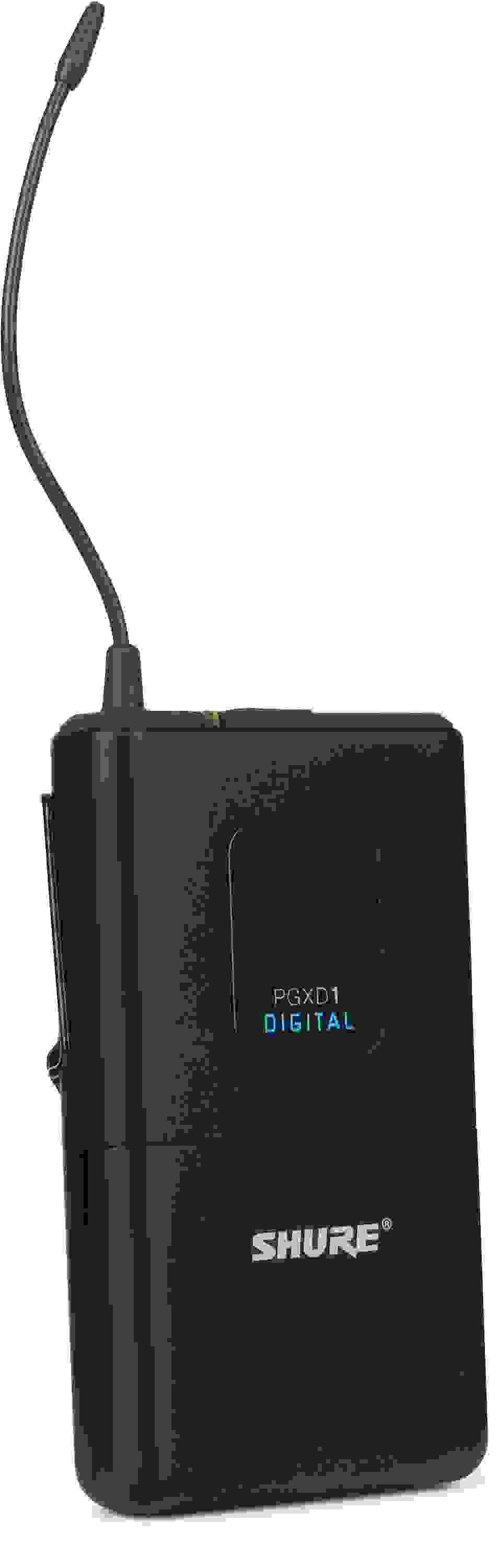 Shure PGXD1 Wireless Bodypack Transmitter - X8 Band | Sweetwater