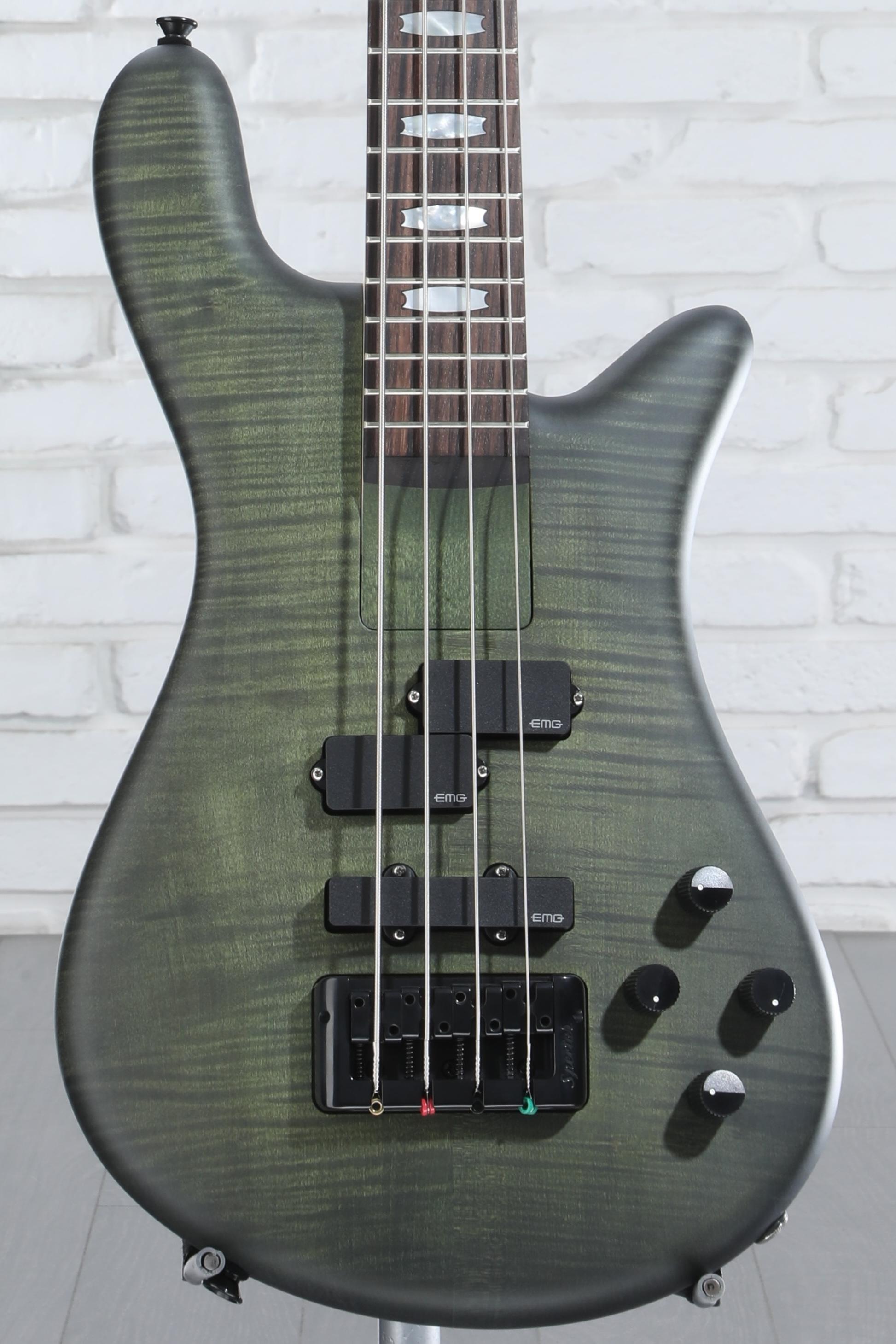 Spector Euro 4 LX Bolt-On Electric Bass Guitar - Haunted Moss | Sweetwater