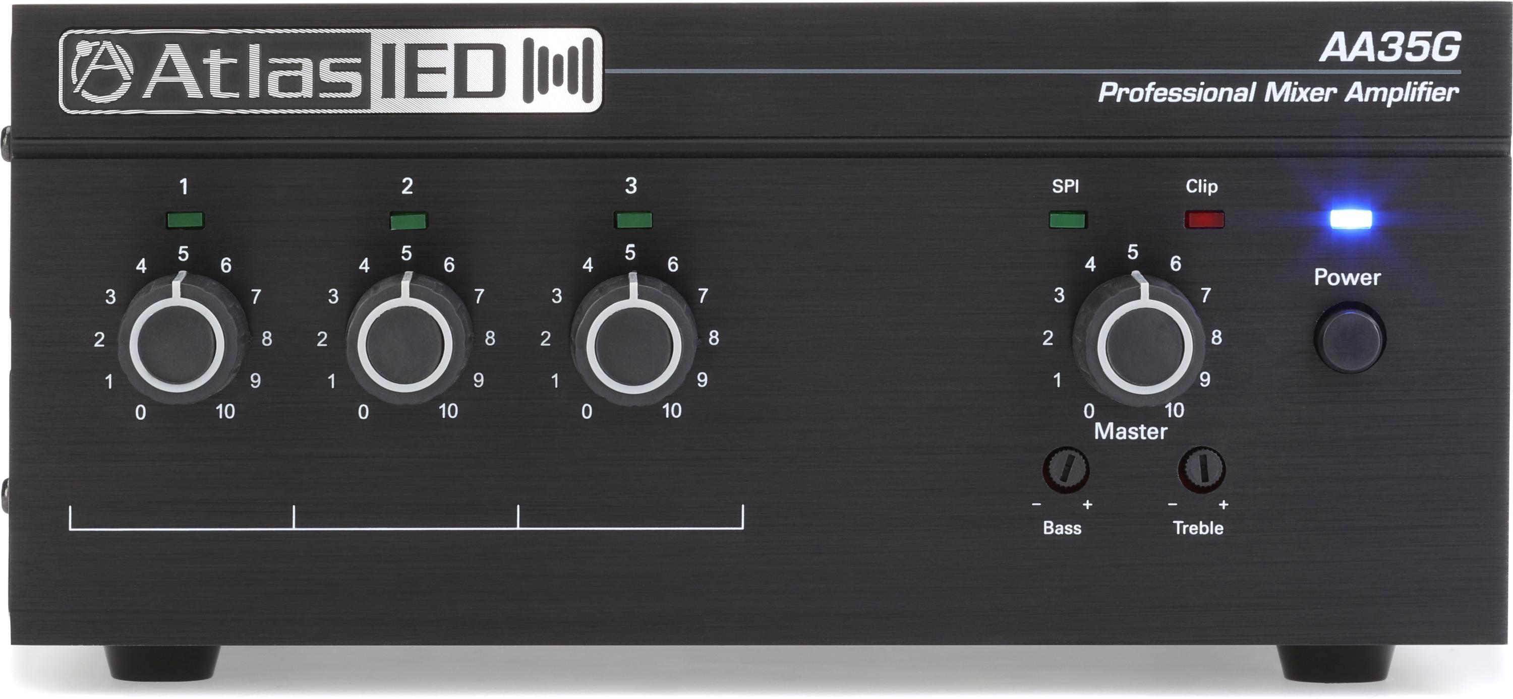 AtlasIED AA35G 3-input 35-watt Mixer Amp | Sweetwater