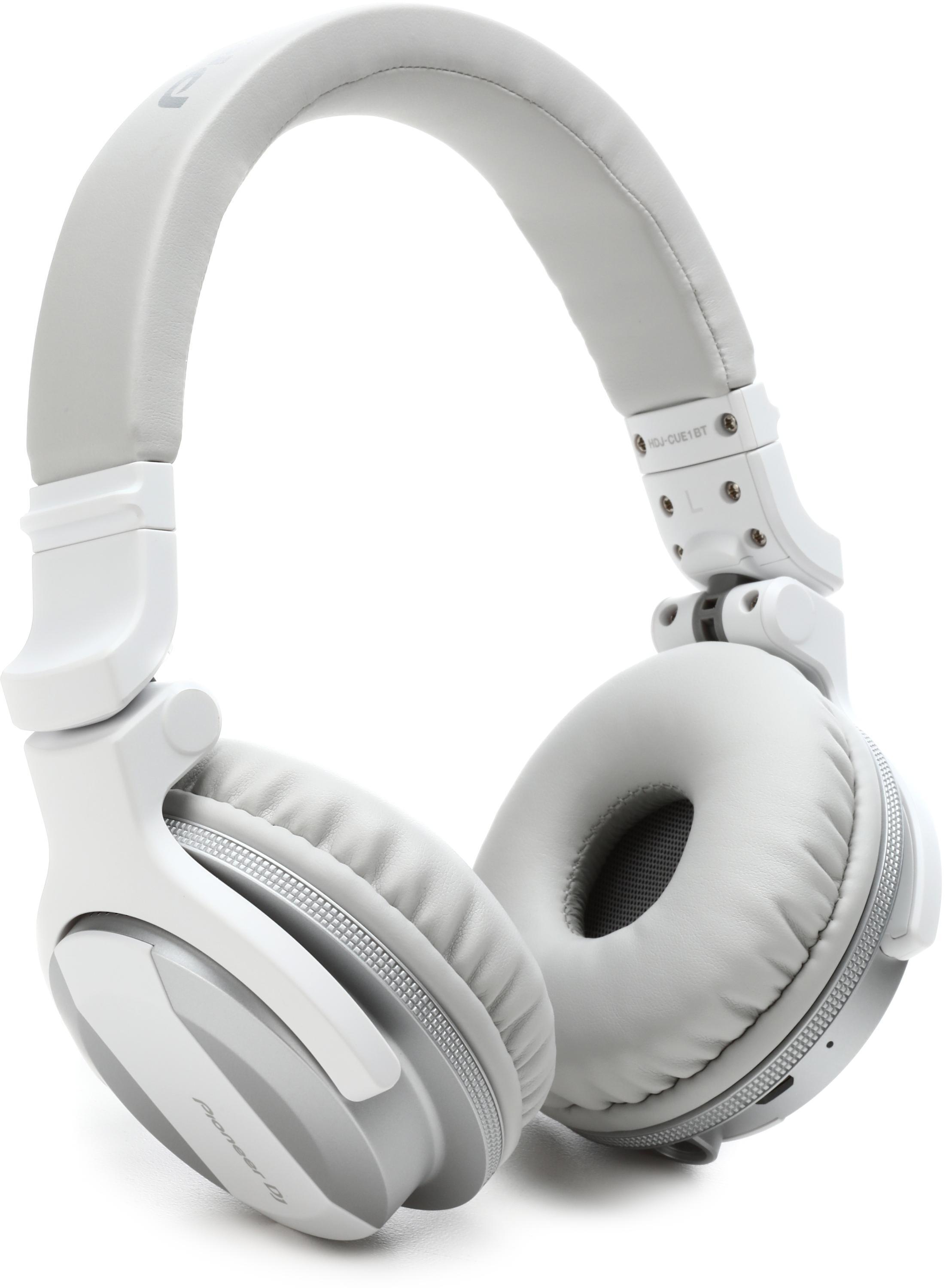 Pioneer DJ HDJ-CUE1BT On-ear Bluetooth DJ Headphone - White | Sweetwater