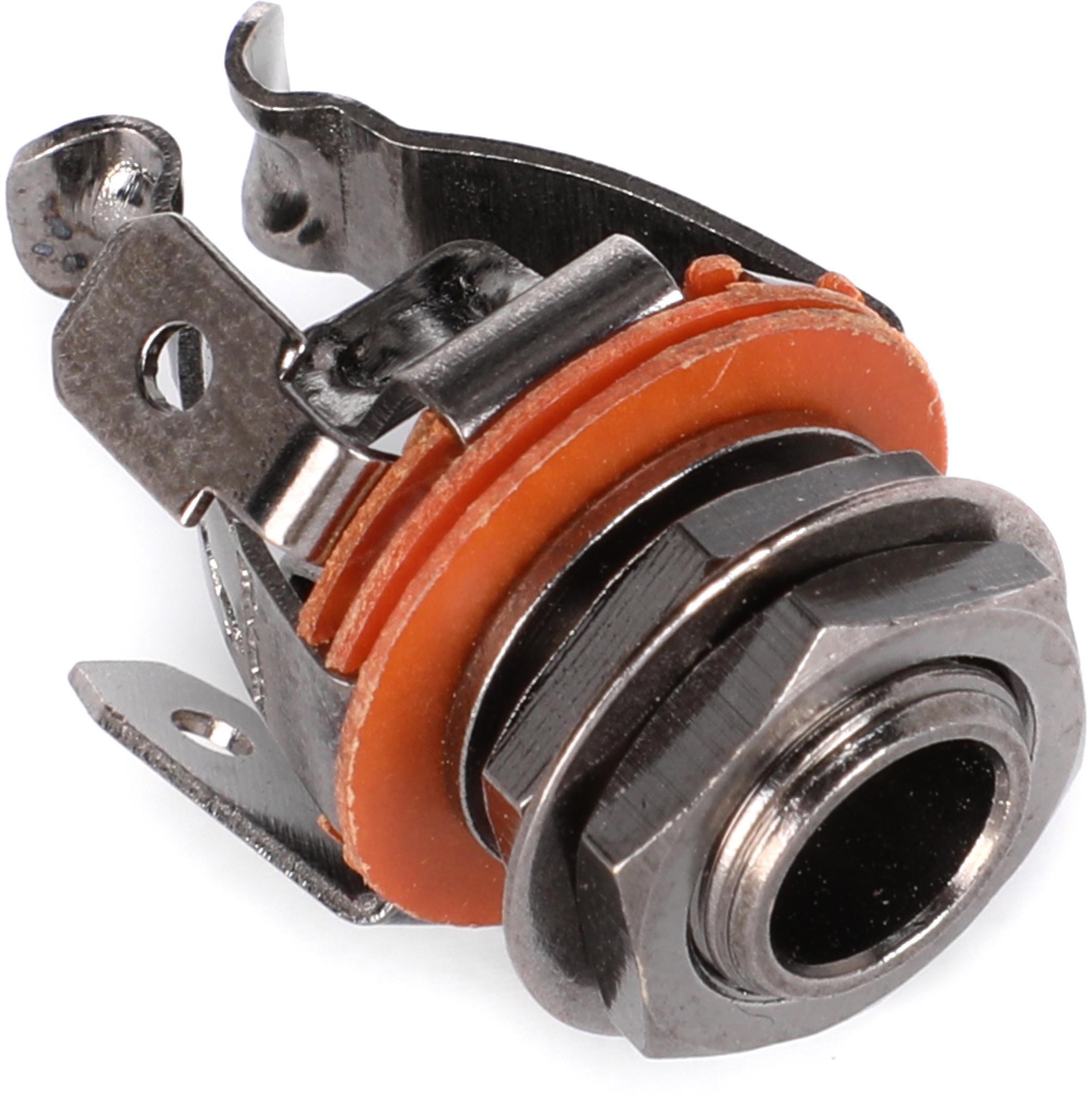 Pure Tone PTT2 Pure Tone Stereo Output Jack - Black Nickel | Sweetwater