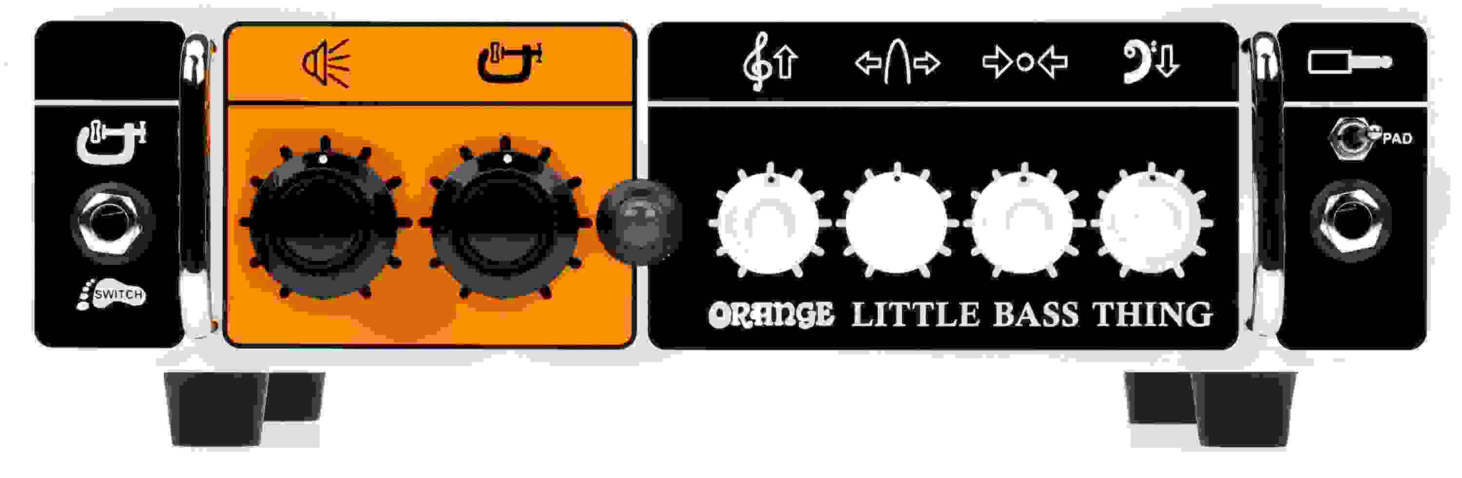 Orange Little Bass Thing 500-watt Bass Head | Sweetwater