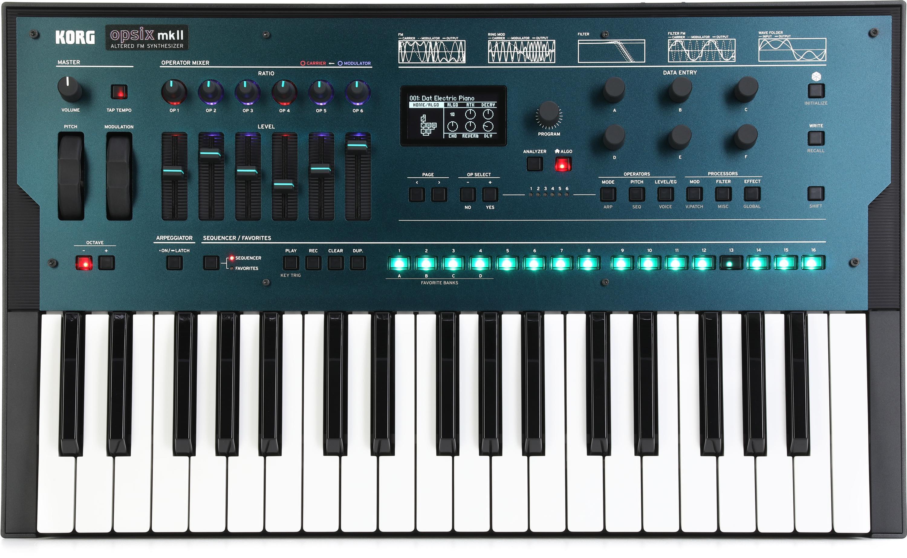 Korg Opsix mk II Altered FM Synthesizer | Sweetwater