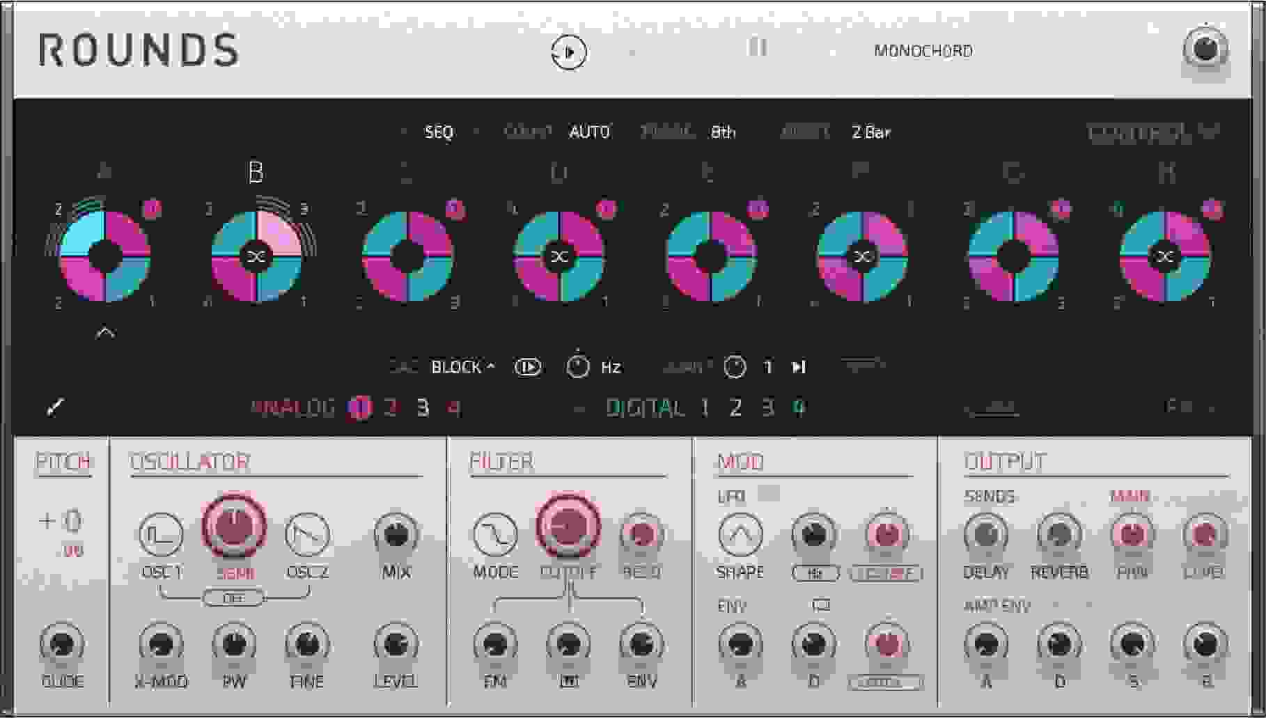 Native Instruments Rounds Advanced Sequence Synthesizer Plug-in ...