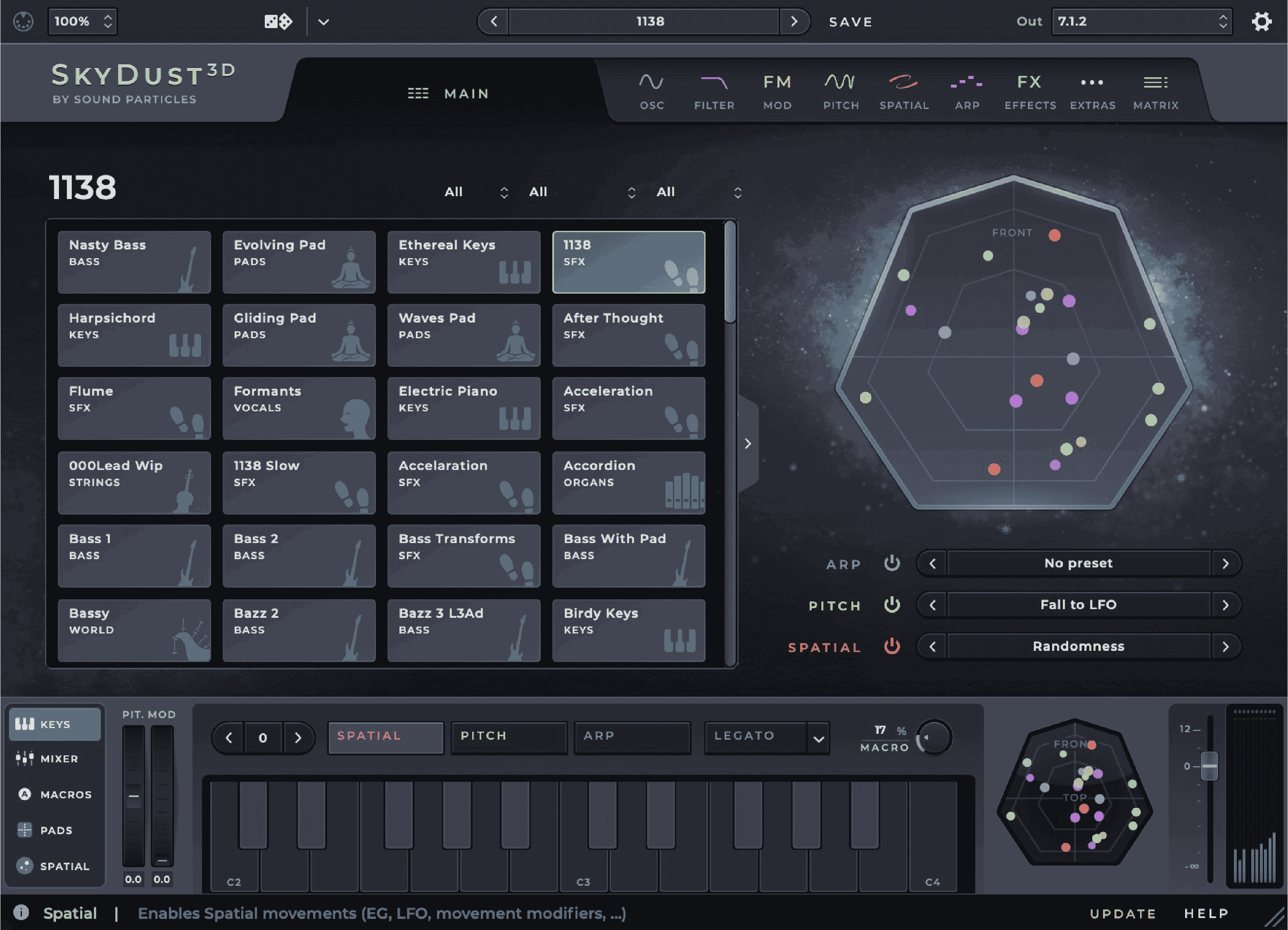 Sound Particles SkyDust 3D Virtual Instrument Plug-in | Sweetwater