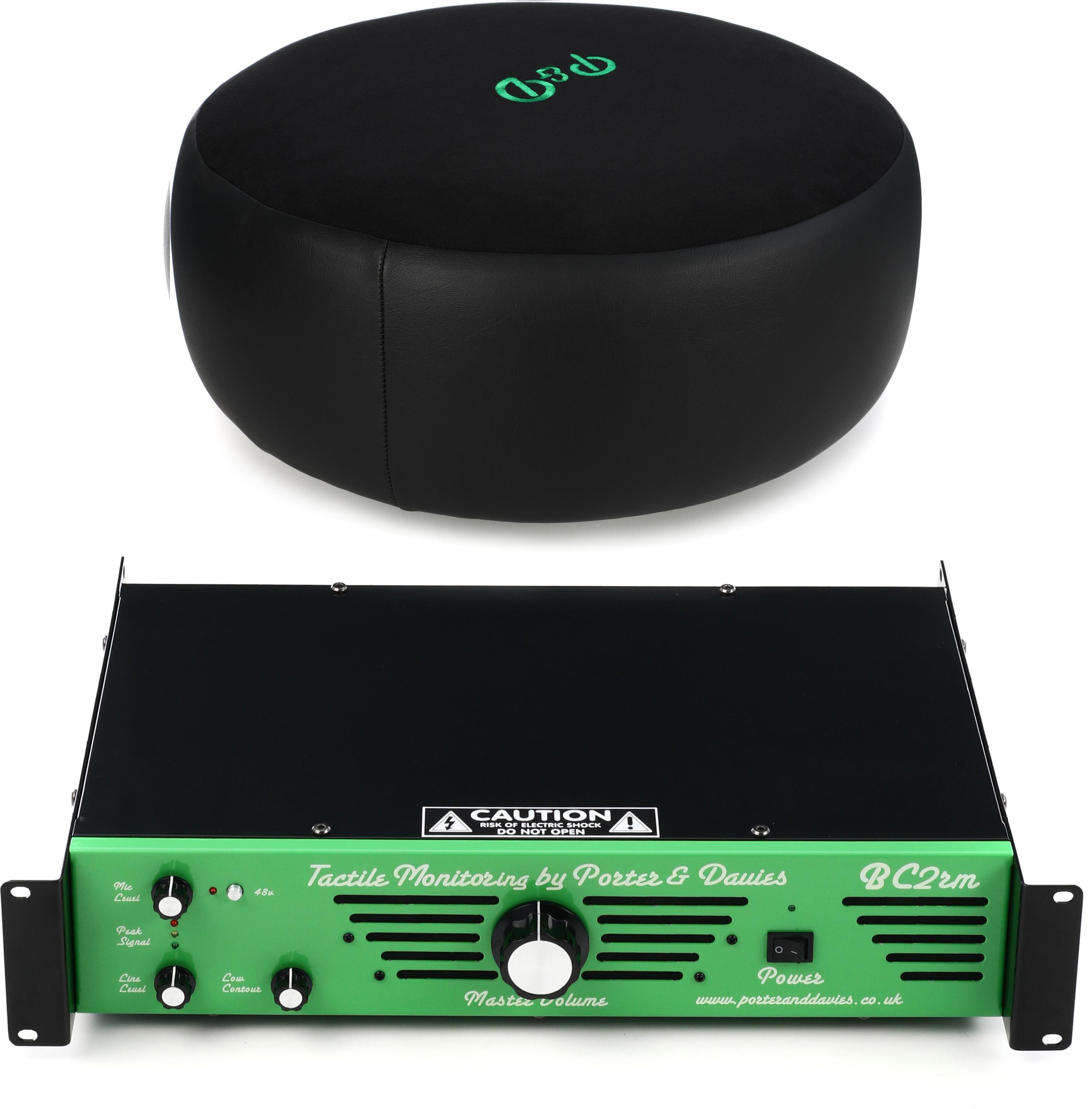 Porter & Davies BC2 Rackmount Tactile Drum Monitor with Round Throne ...