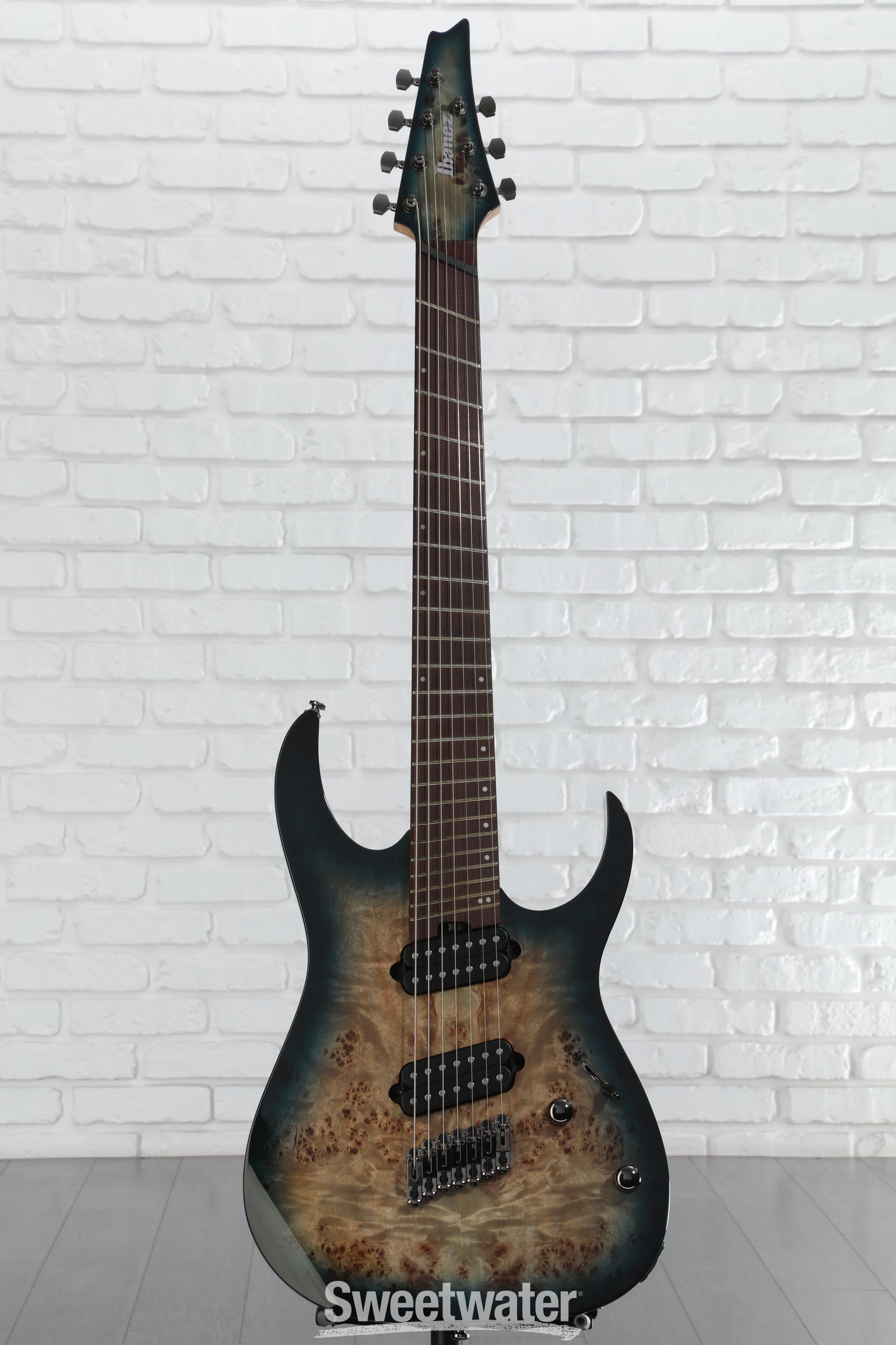 Ibanez RGMS7 7-string Electric Guitar - Cosmic Blue Starburst | Sweetwater